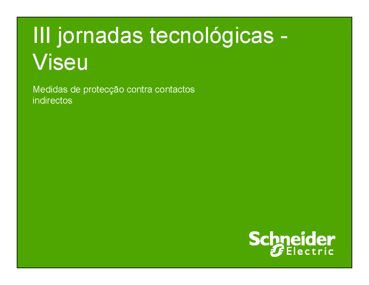 Rtiebt schneiderelectric - III jornadas tecnológicas - Viseu Medidas de ...