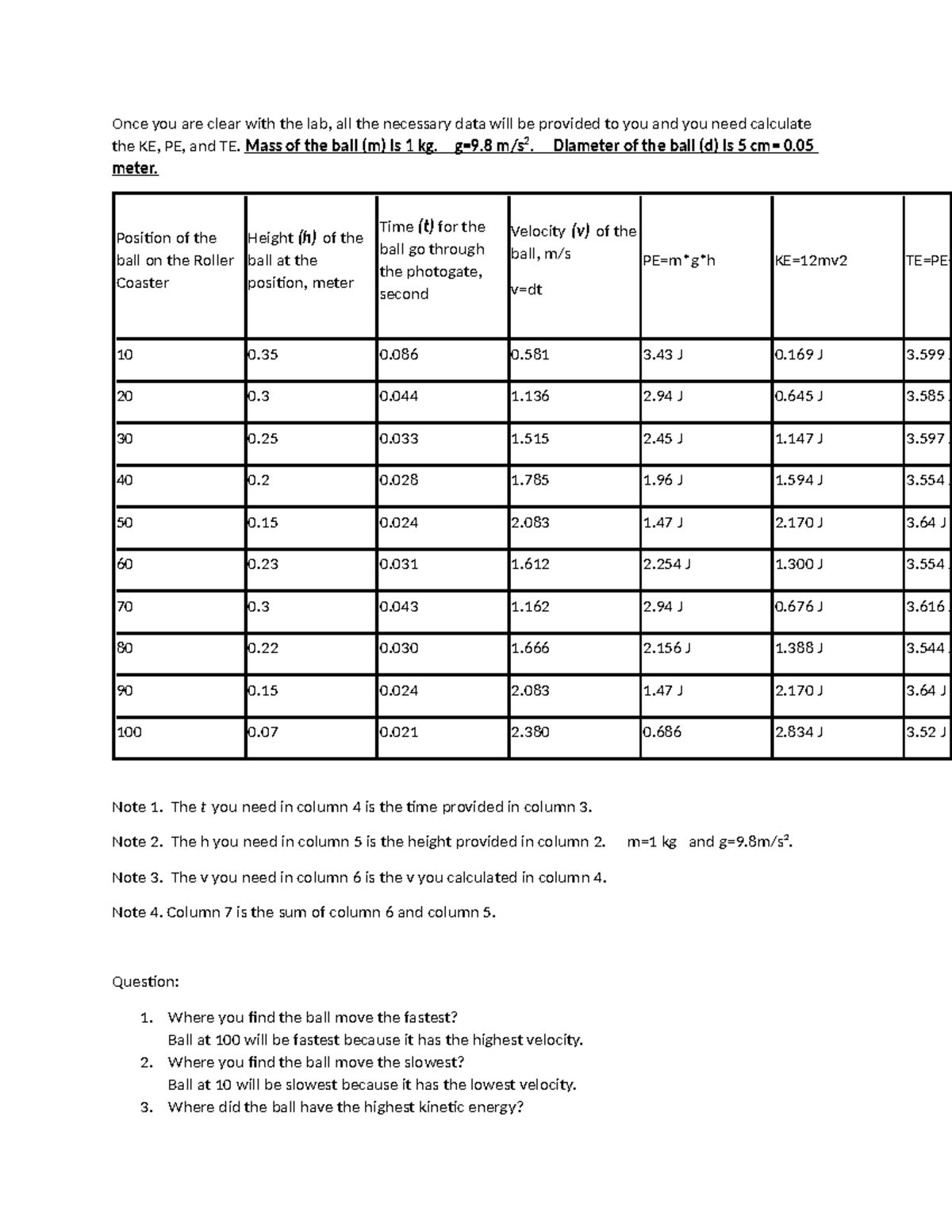 Vr Lab N6 Lab Assignment 6 Once You Are Clear With The Lab All The Necessary Data Will Be