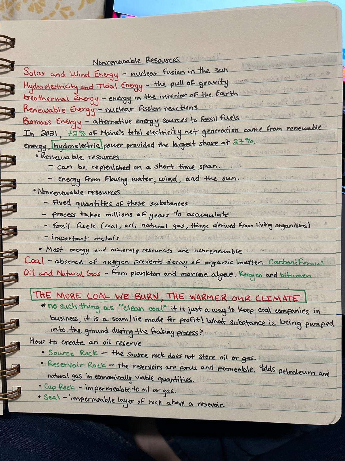 Non-Renewable Resources Notes - GEY 102N - Studocu
