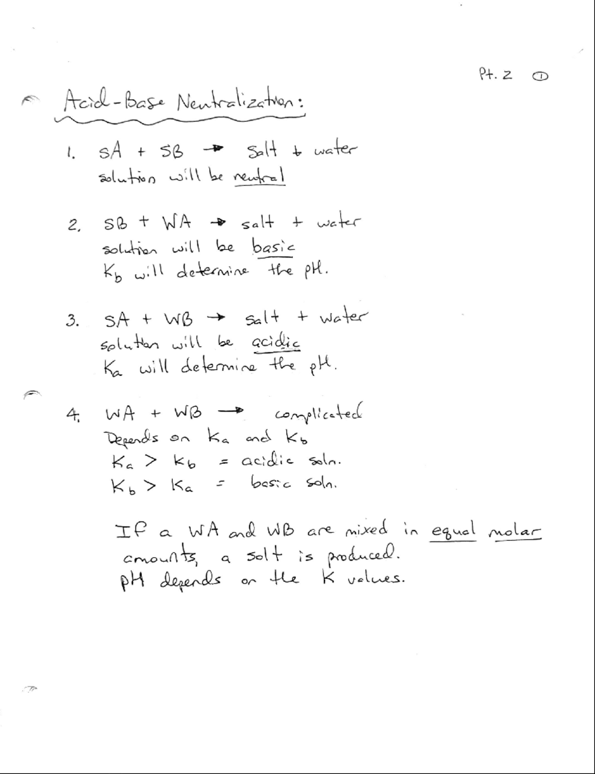 Acid and Base Neutralization Lecture - CH 1213 - Studocu
