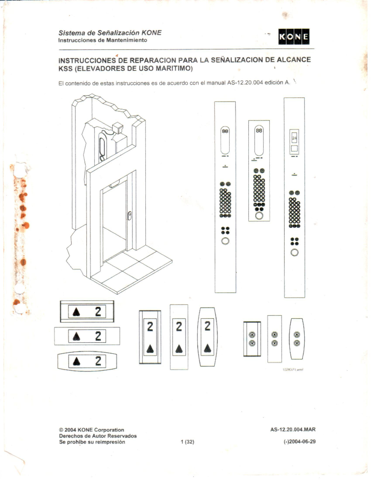 Señalizacion de kone kss - Electrónica i Electrotécnia - Studocu