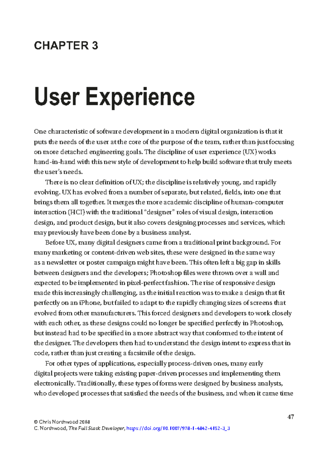 Full stack web development-14 - © Chris Northwood 2018 47 C. Northwood ...