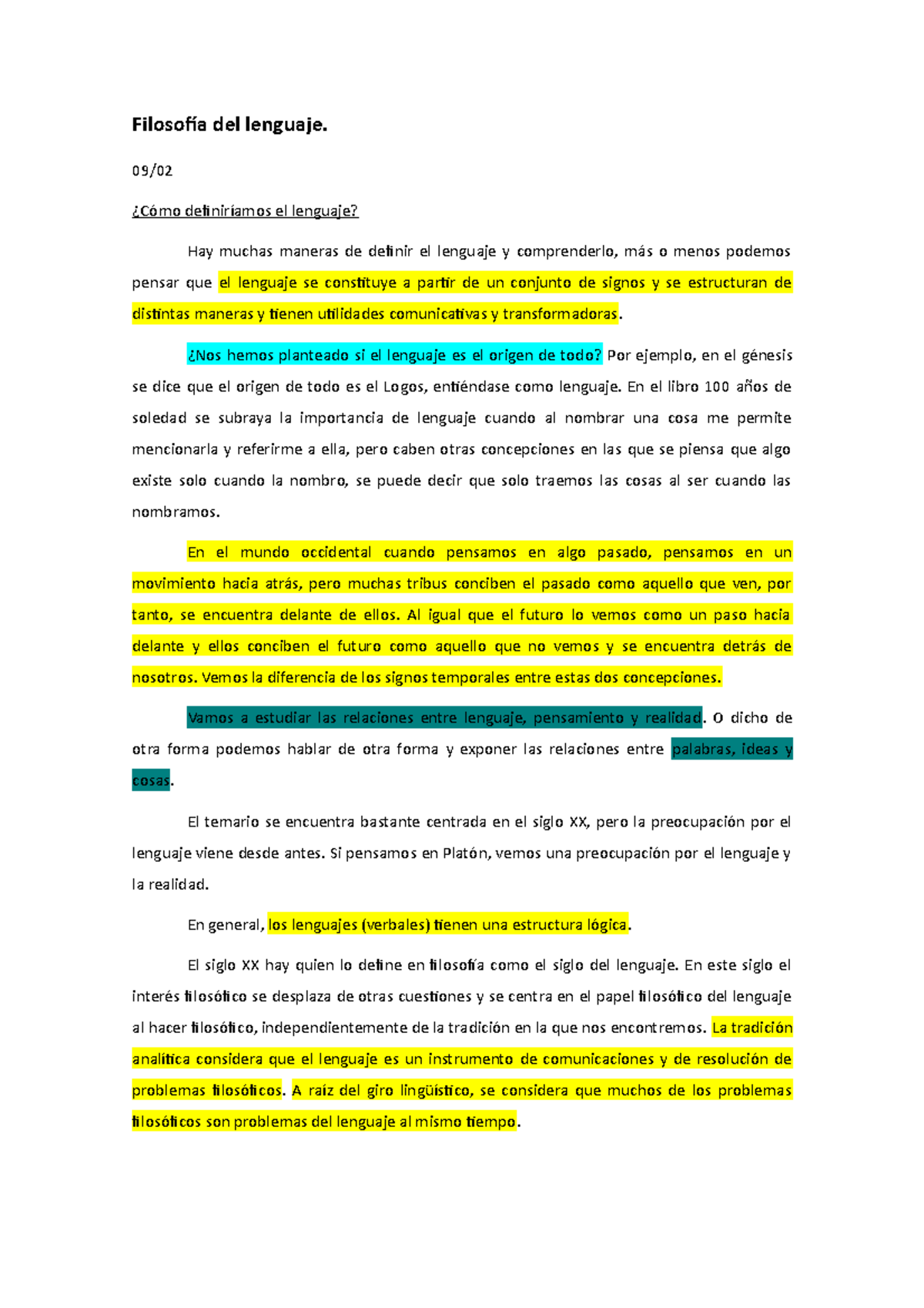 Filosofía del lenguaje - 09/ ¿Cómo definiríamos el lenguaje? Hay muchas ...