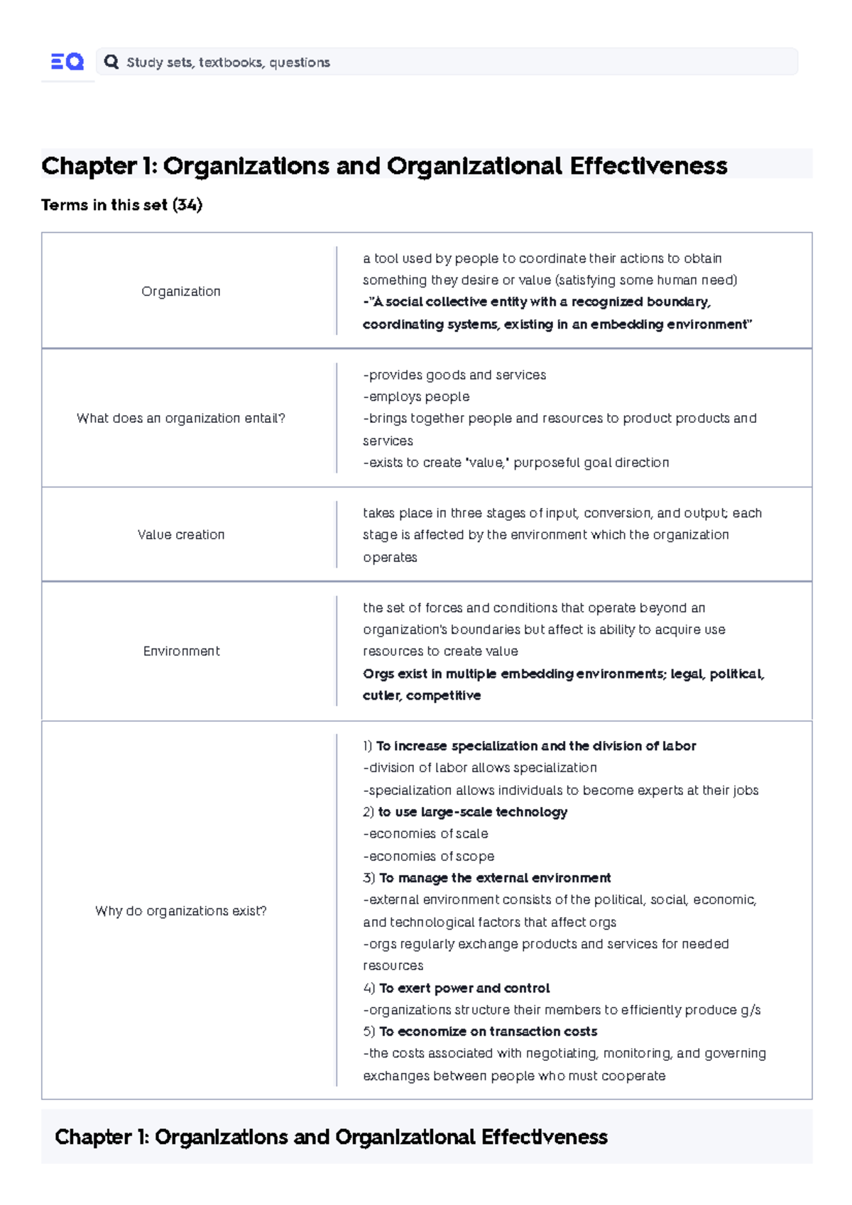 Title Ques for OB ch 3 - Free trial Profi Chapter 1: Organizations and ...