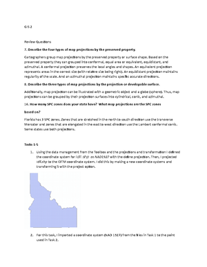 Chapter 4 task questions - GIS 2 Tasks 1. Q1. What are the x- and y ...