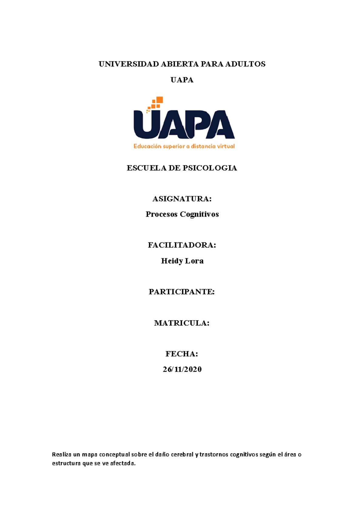 Universidad Abierta PARA Adultos - UNIVERSIDAD ABIERTA PARA ADULTOS ...