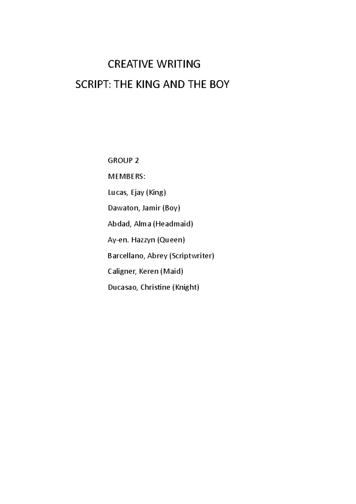 Creative Writing Cc THIS IS NOT A DRILL CREATIVE WRITING SCRIPT creative-writing-cc-this-is-not-a-drill-creative-writing-script