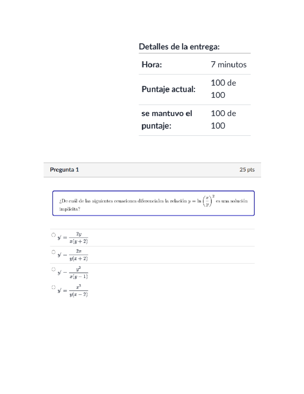 Semana 06- Sumativa 2 1 - Solemne 2- Parte 1 (Supervisado remotamente) - Detalles de la entrega ...