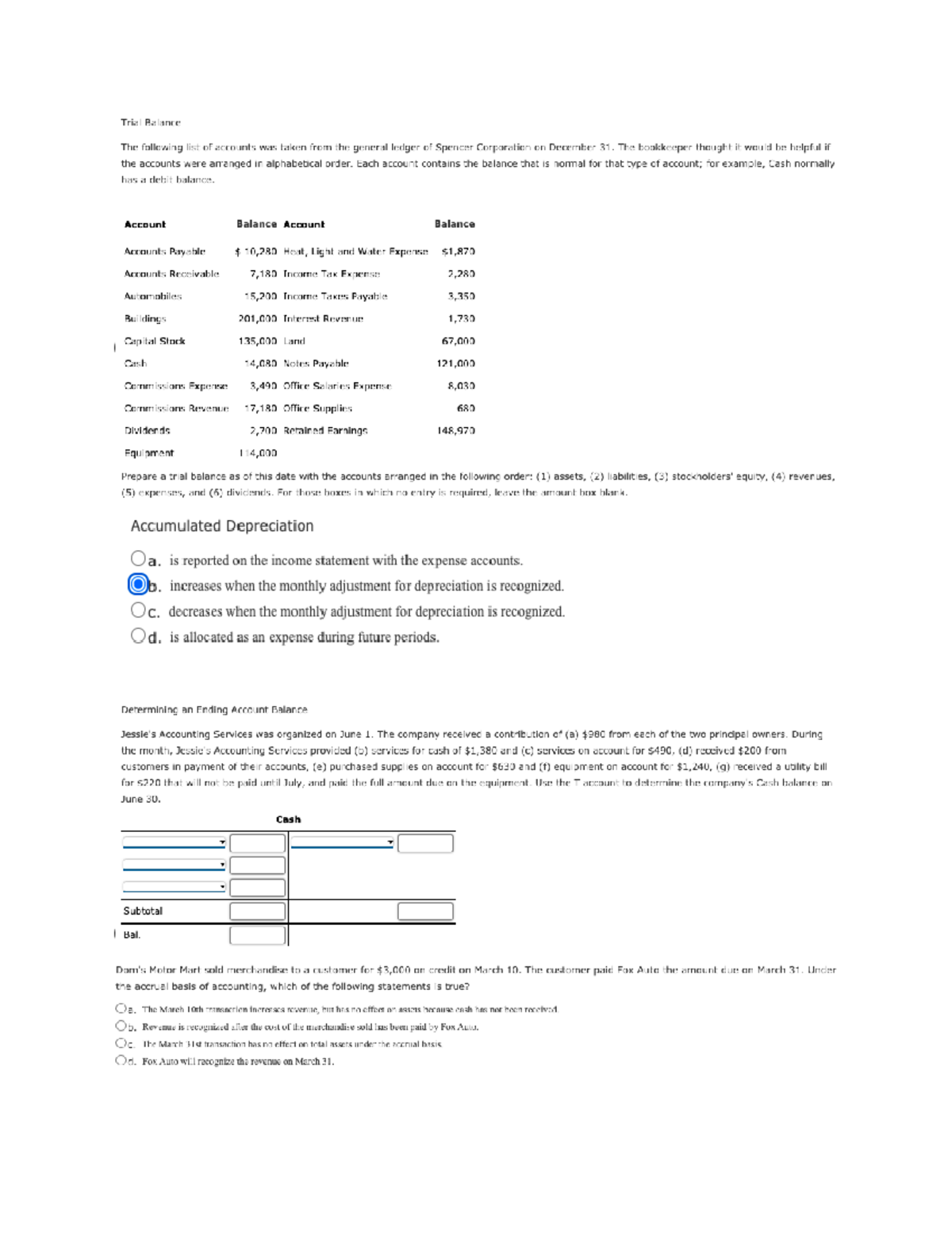 Cengage Assignment Questions (Mid-Terms 2021) - AD1101 - Studocu
