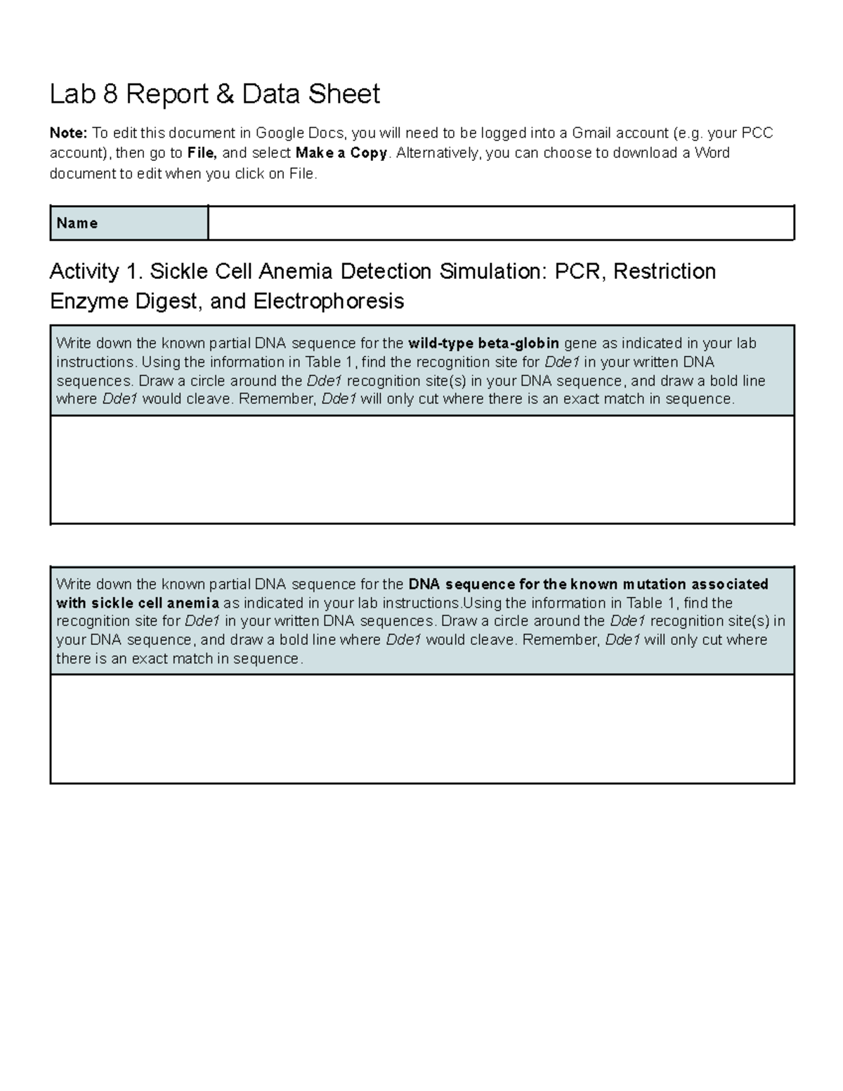Lab 8 Report and Datasheet - Lab 8 Report & Data Sheet Note: To edit ...