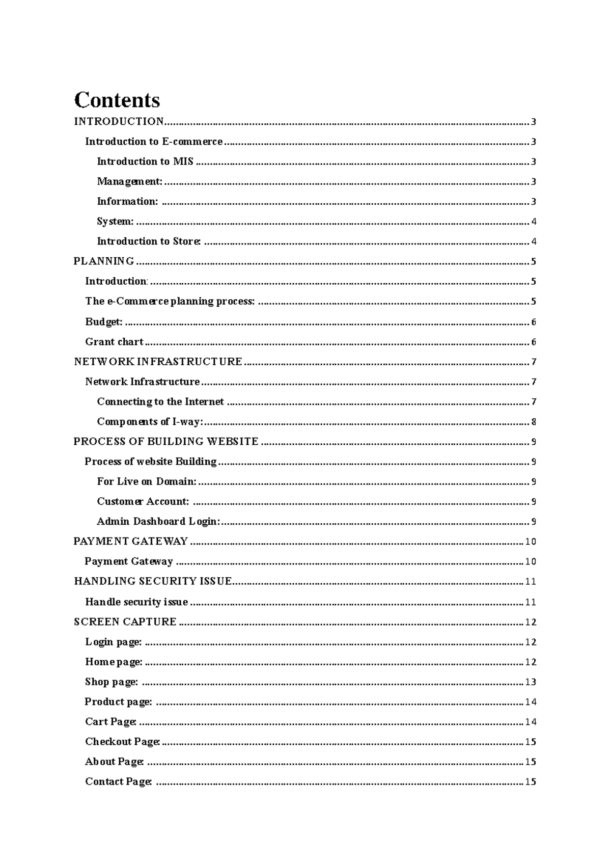 MIS Lab Report - Contents - Studocu