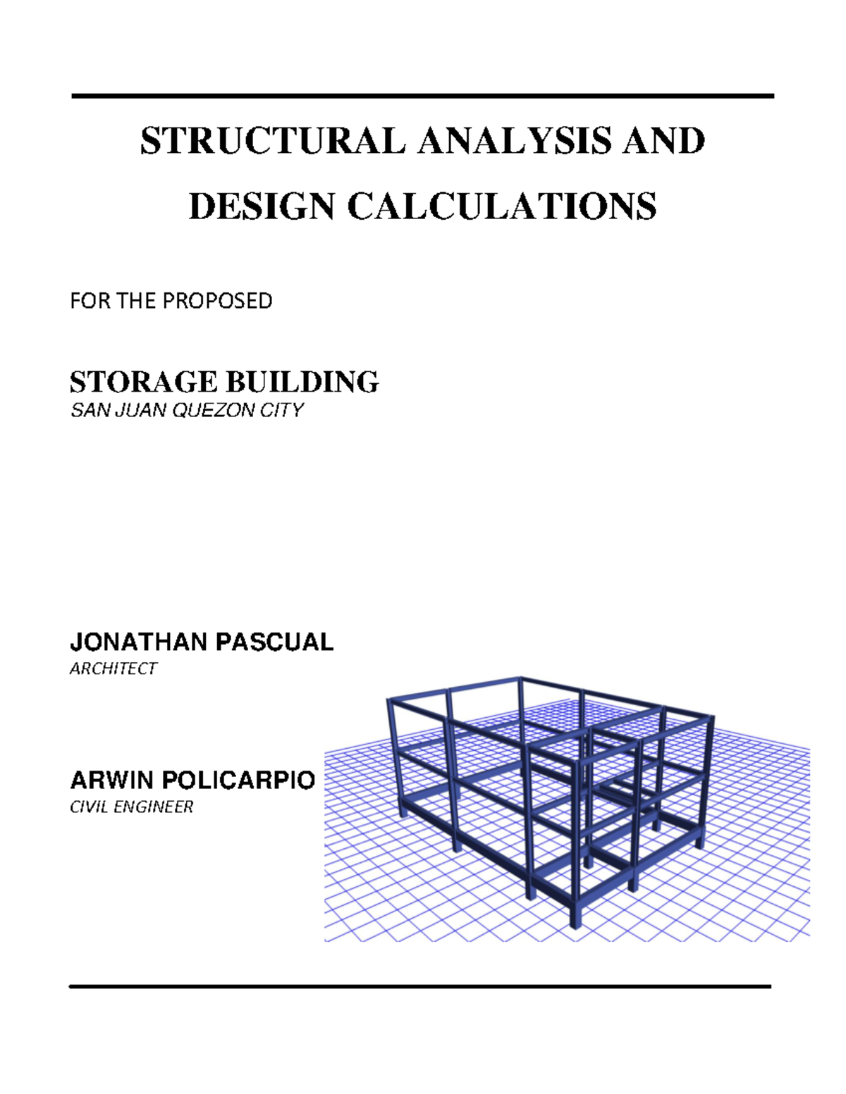 Structural-Analysis - SAMPLE - BS Architecture - PUP - Studocu