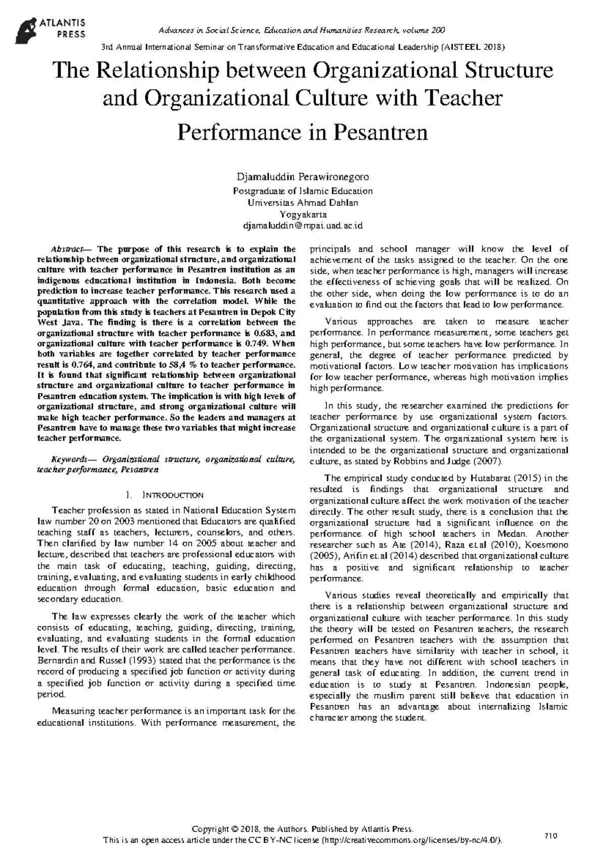 55909199 - The Relationship between Organizational Structure and ...