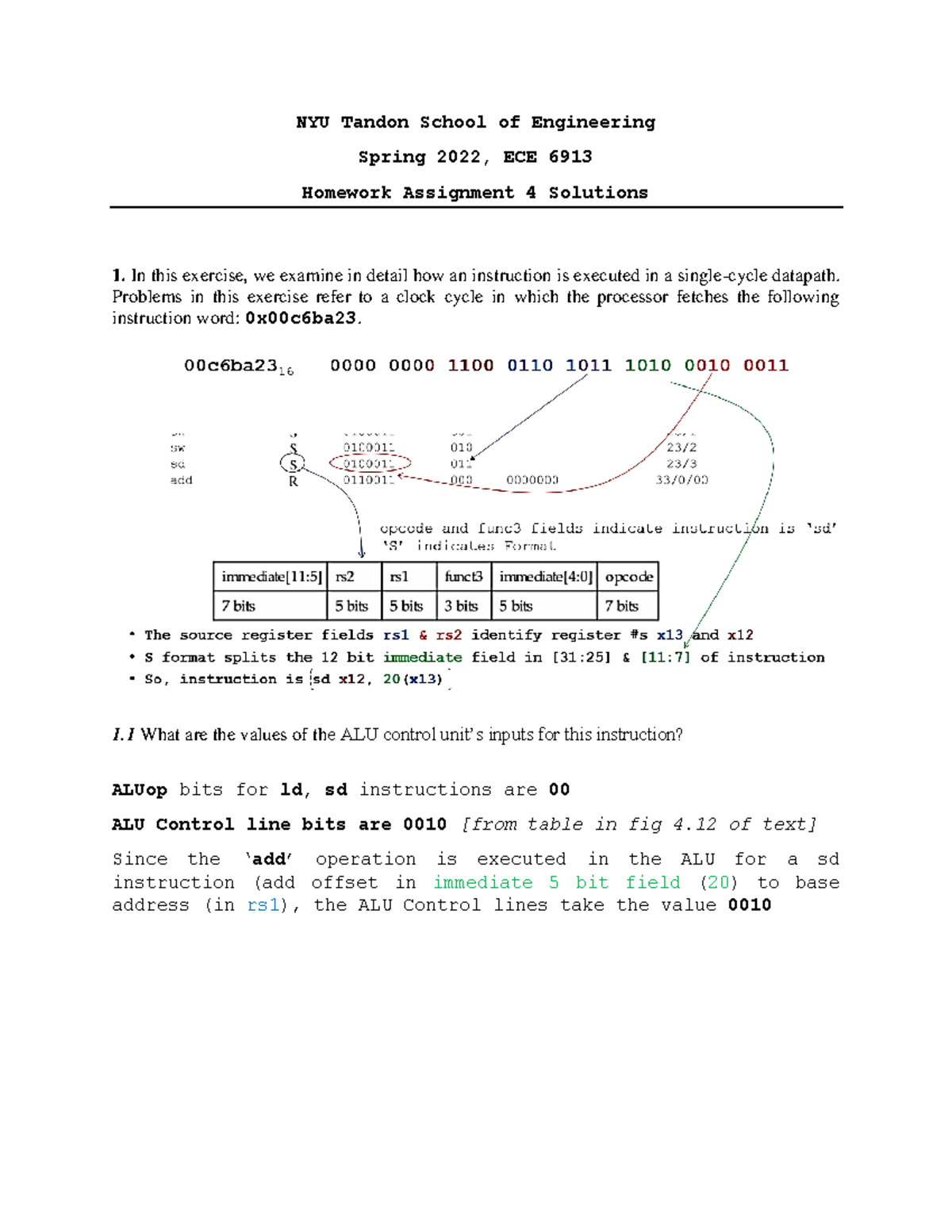 HW 4 ECE 6913 solution - NYU Tandon School of Engineering Spring 2022 ...