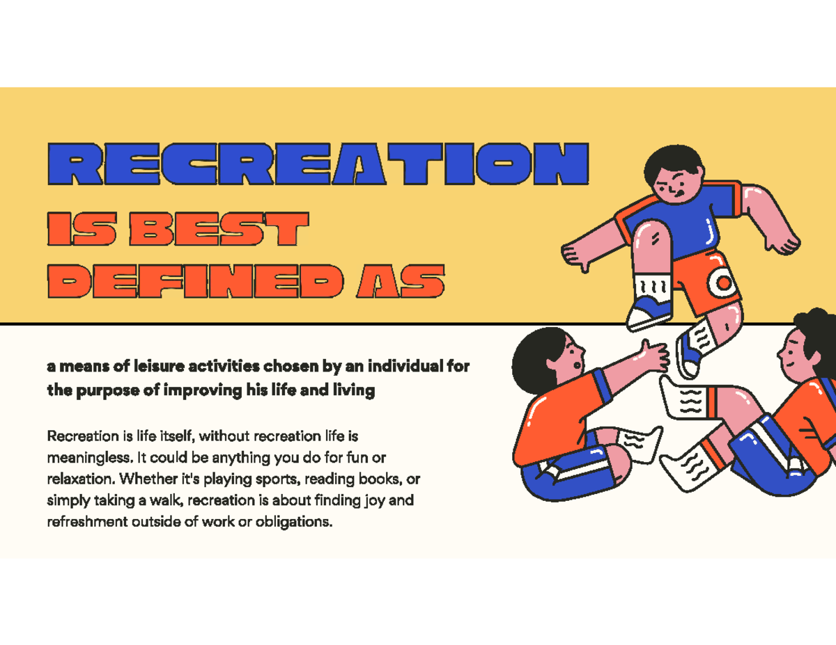 Recreation Overview - Physical Education - Studocu