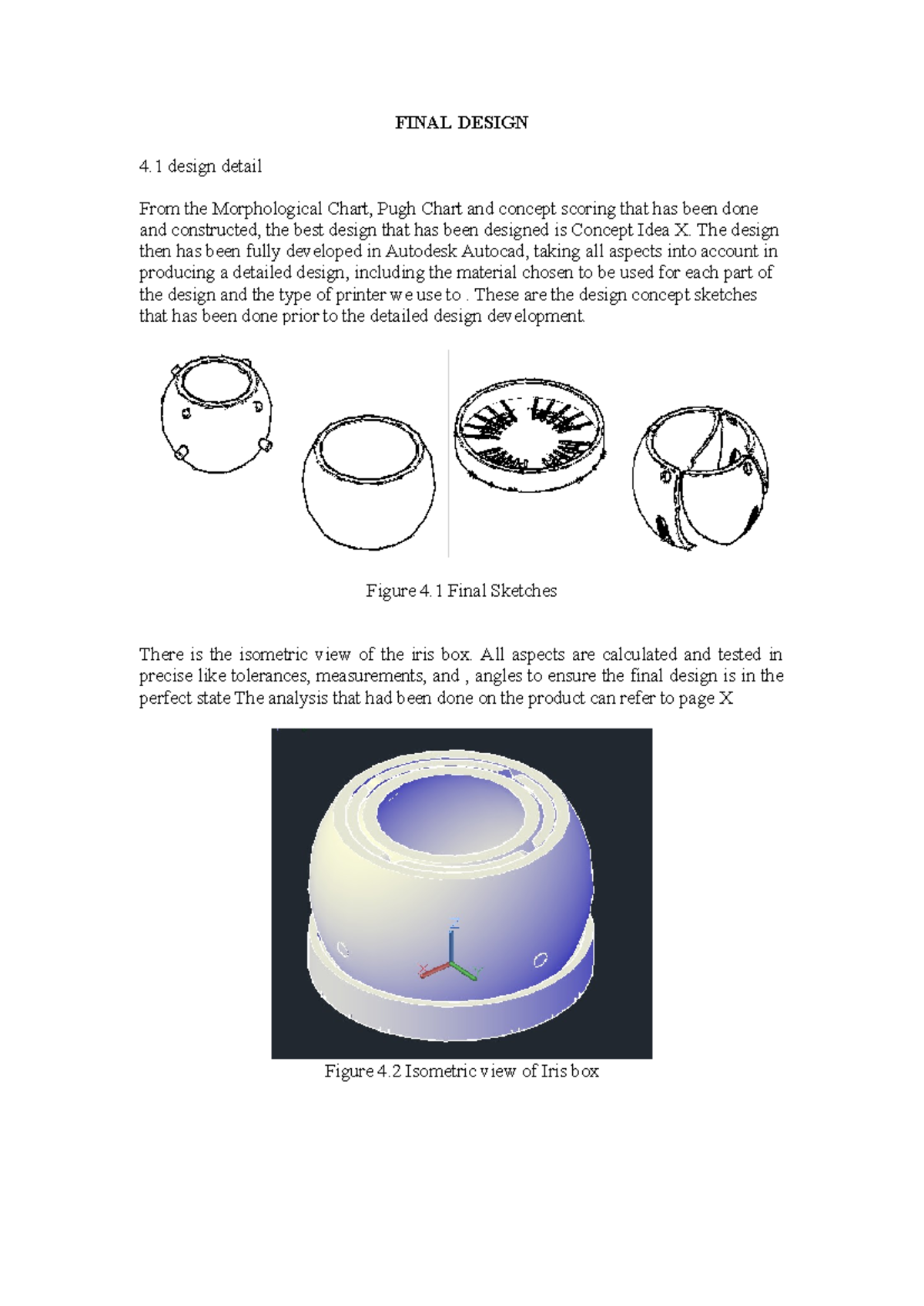 Final Design - FINAL DESIGN 4 design detail From the Morphological ...