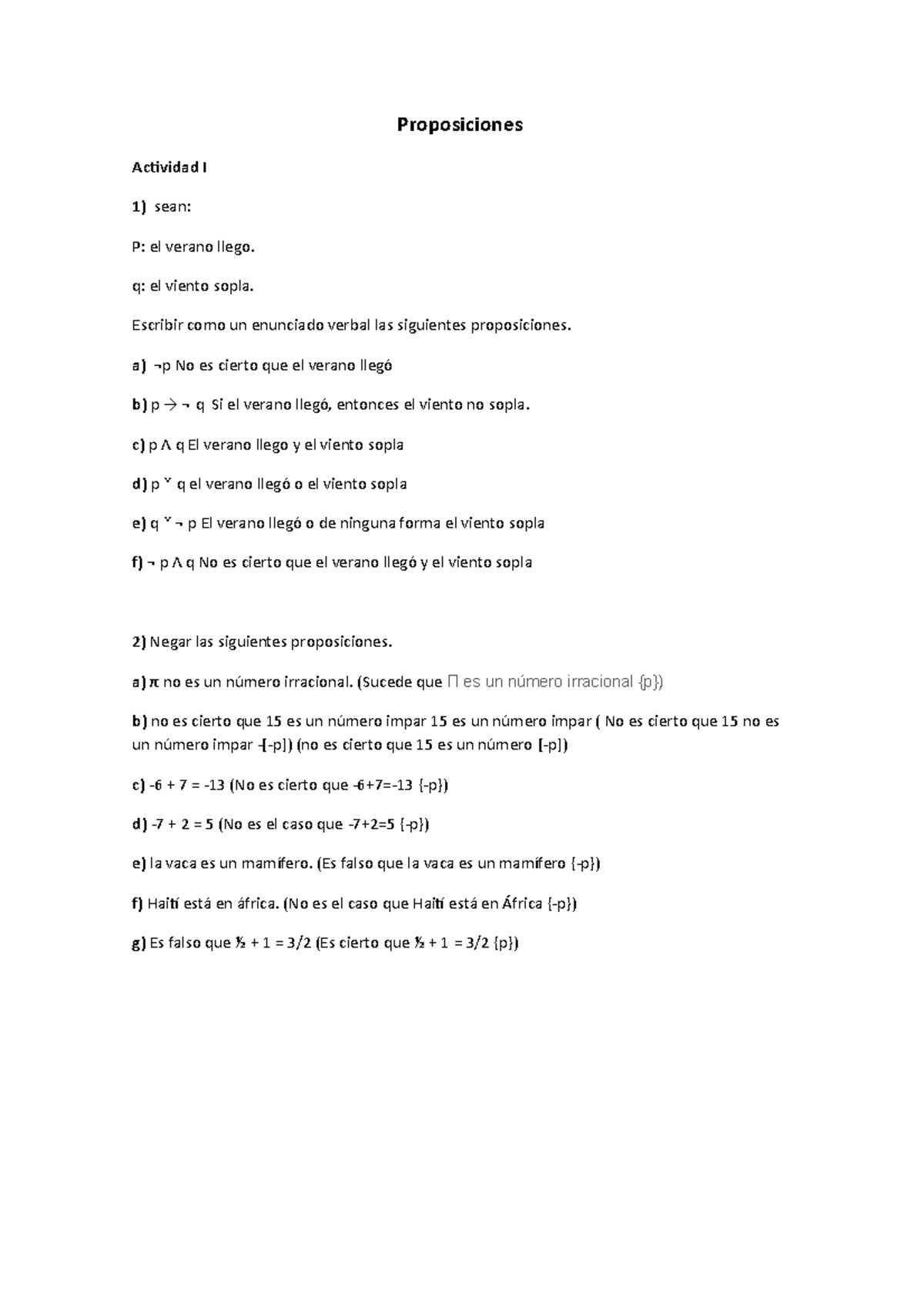 Propociones - Ejercicios de proporciones - Matemáticas - UFHEC - Studocu