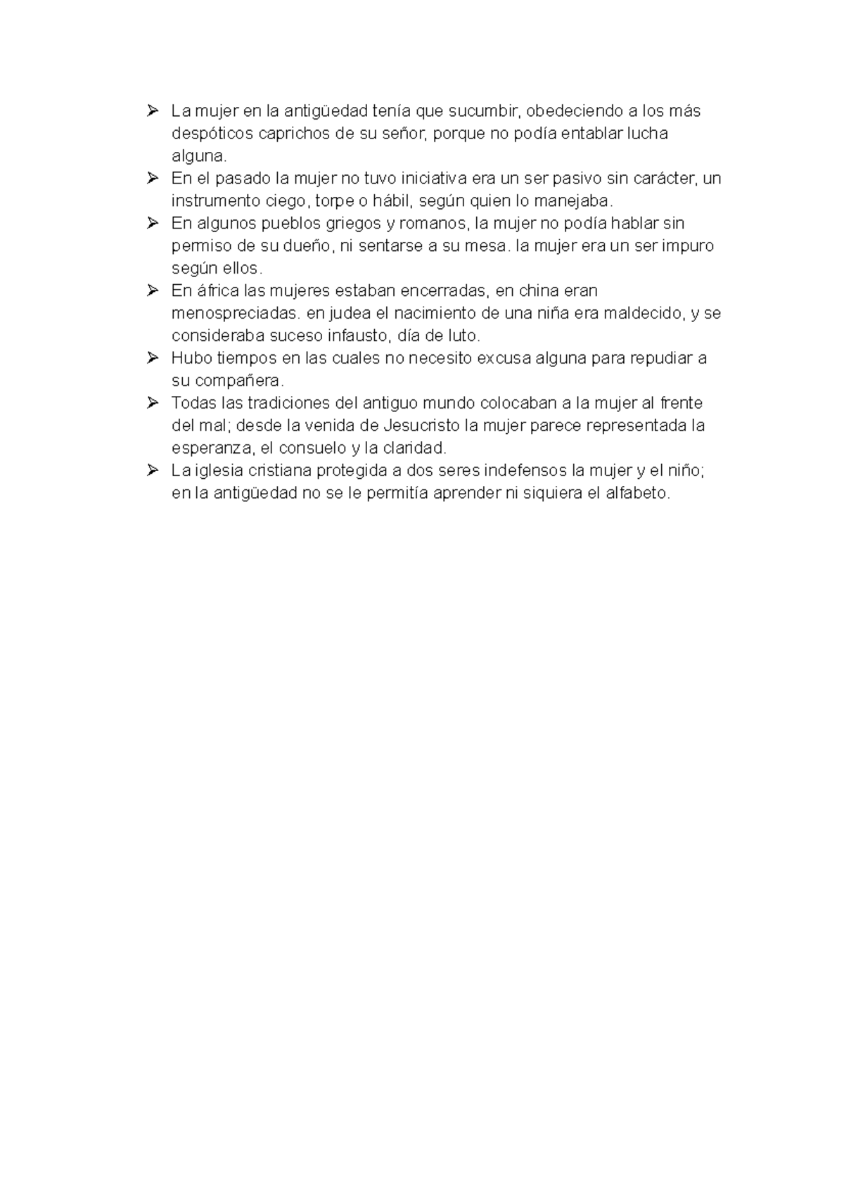 La mujer en la antigüedad tenía que sucumbir - La mujer en la ...