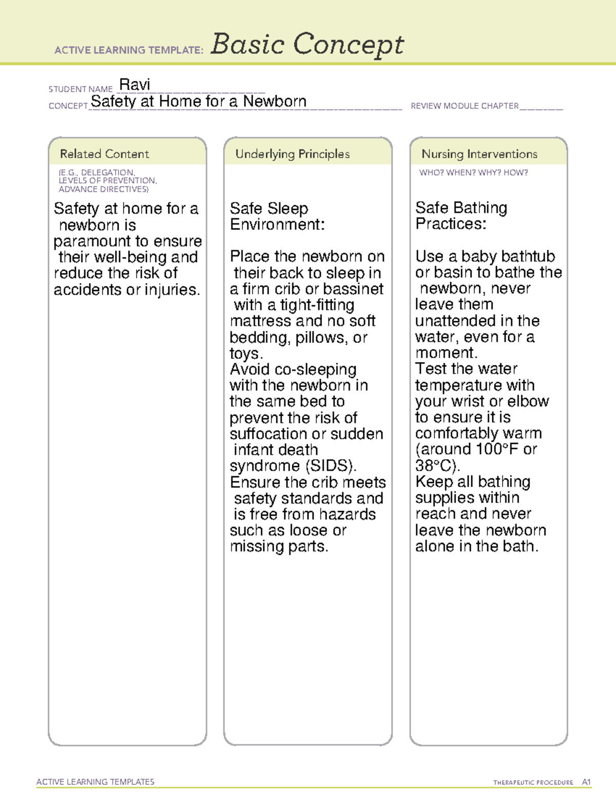 ob remediation 2023 - VN 300 - ACTIVE LEARNING TEMPLATES TherapeuTic ...