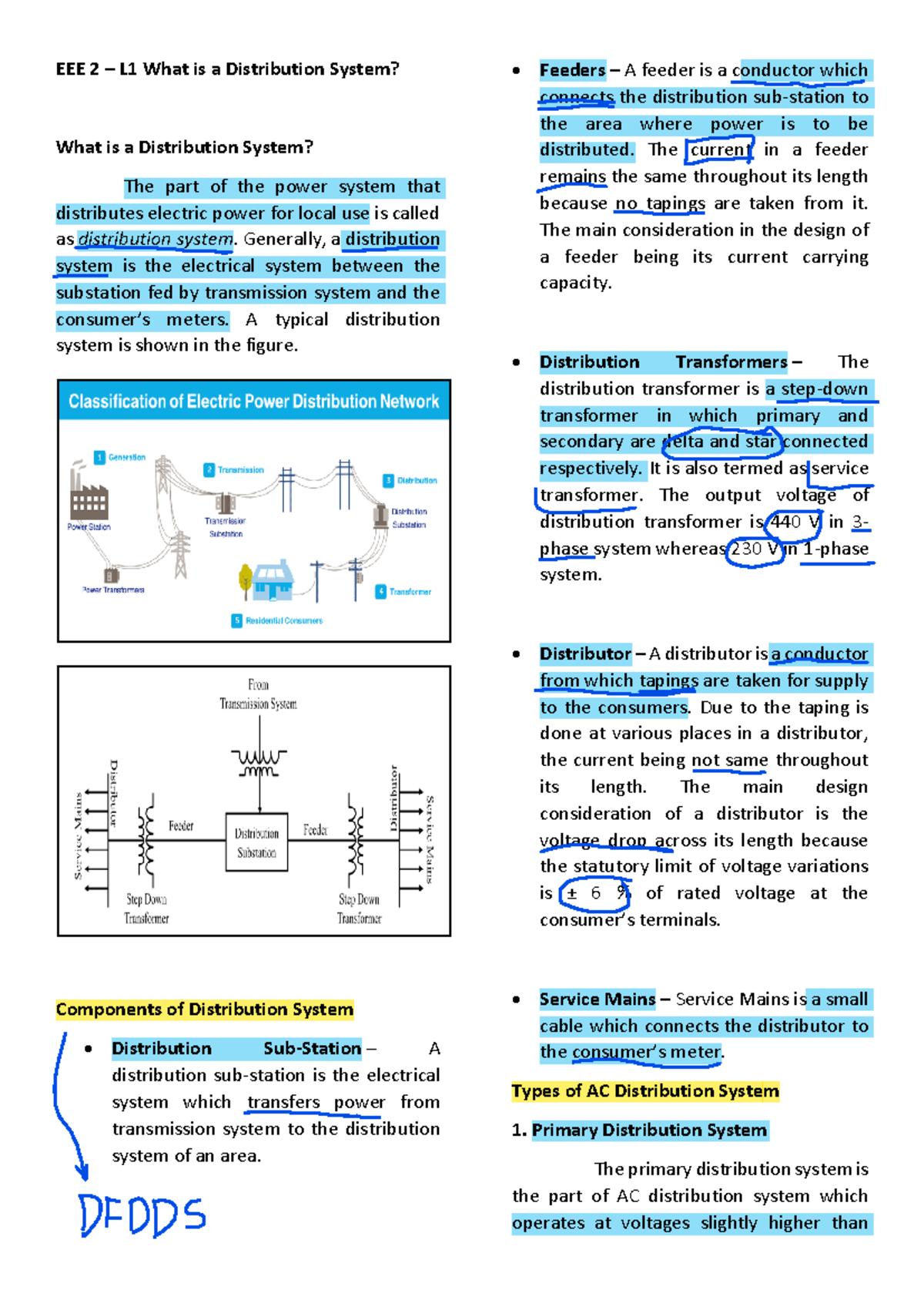 EEE-2-L1 Reviewer - Electrical Electives - EEE 2 – L 1 What is a ...