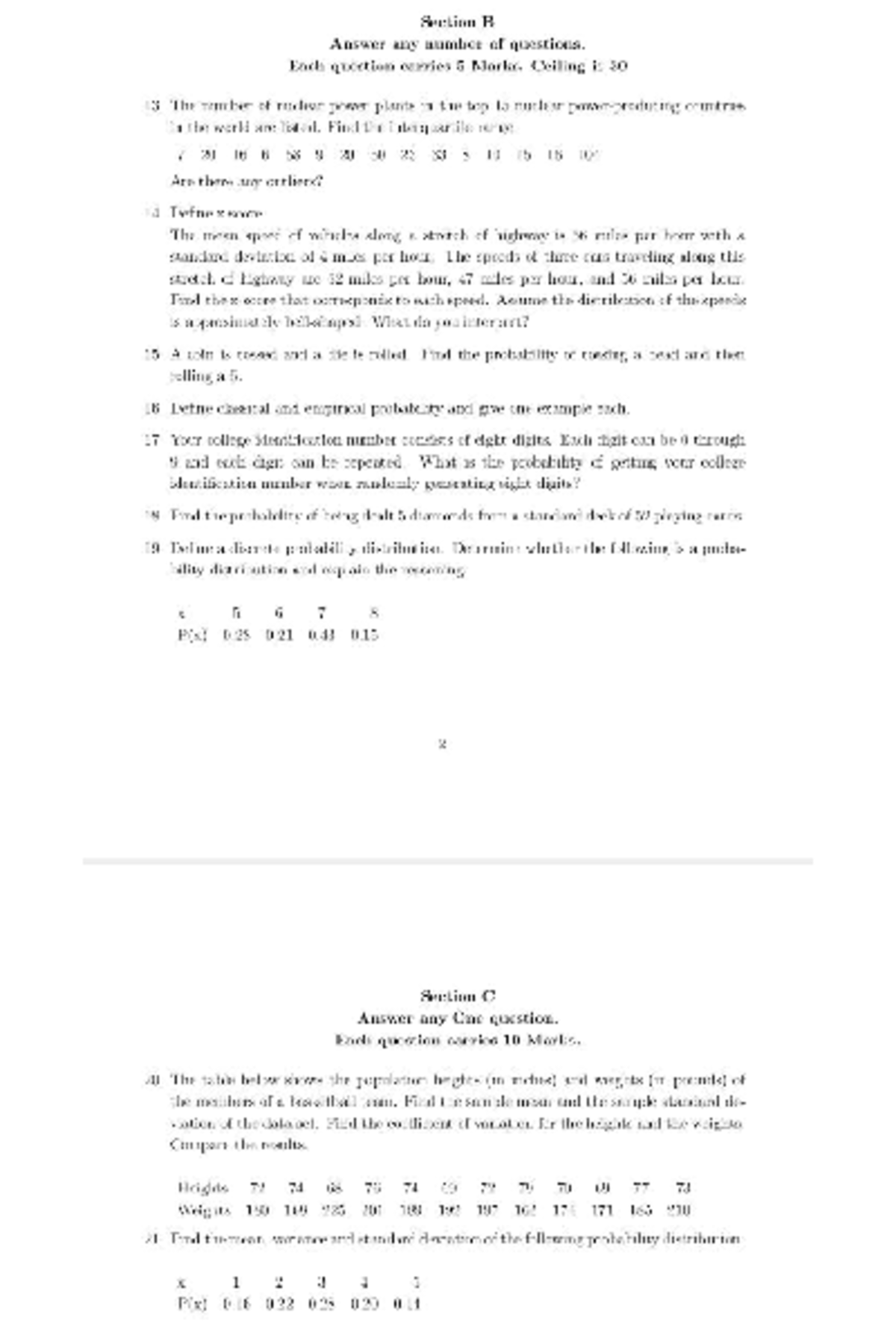 Model Exam Economic Ba Programme History Studocu
