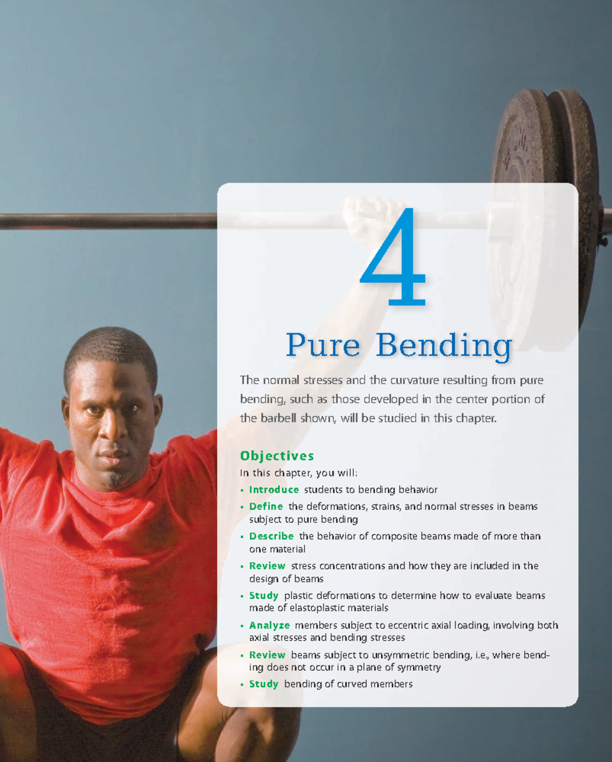 Pure bending lecture notes - 4 Pure Bending The normal stresses and the ...