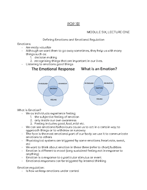 PSYC101 Module 8 Summaries - Module 8 Impression formation: -How do we ...