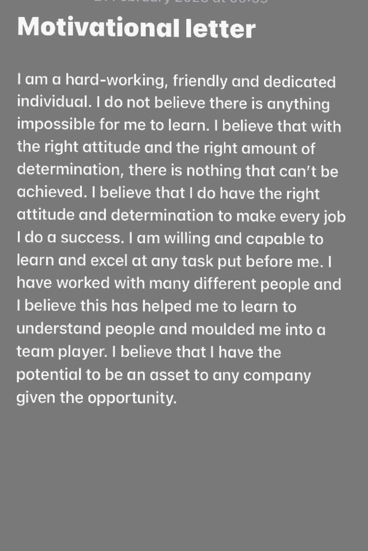 How To Write A Motivational Letter And Get Accepted 2020