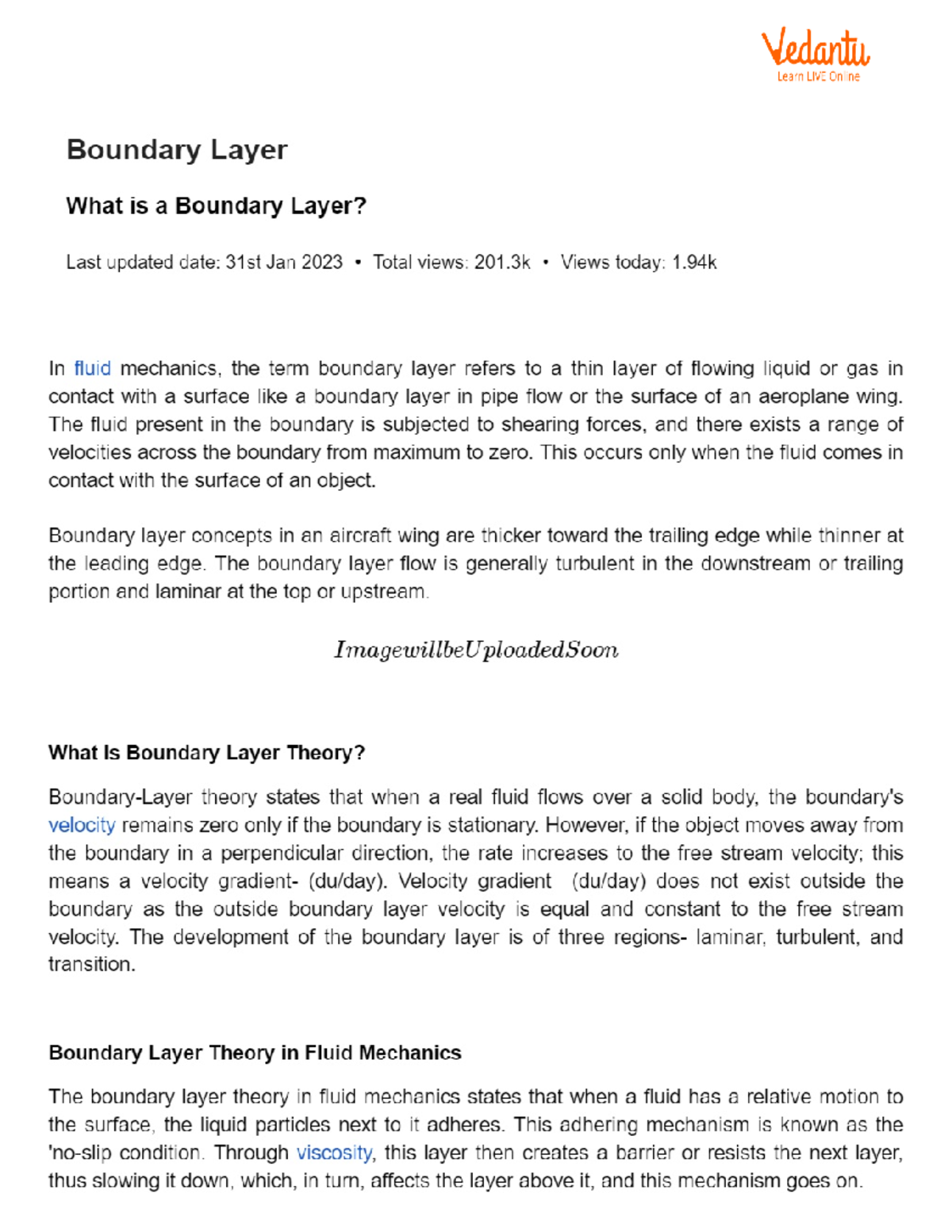 Boundary Layer B tech CSE Studocu