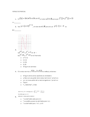 Cociente incremental - Llamaremos: x: al incremento de la variable ...
