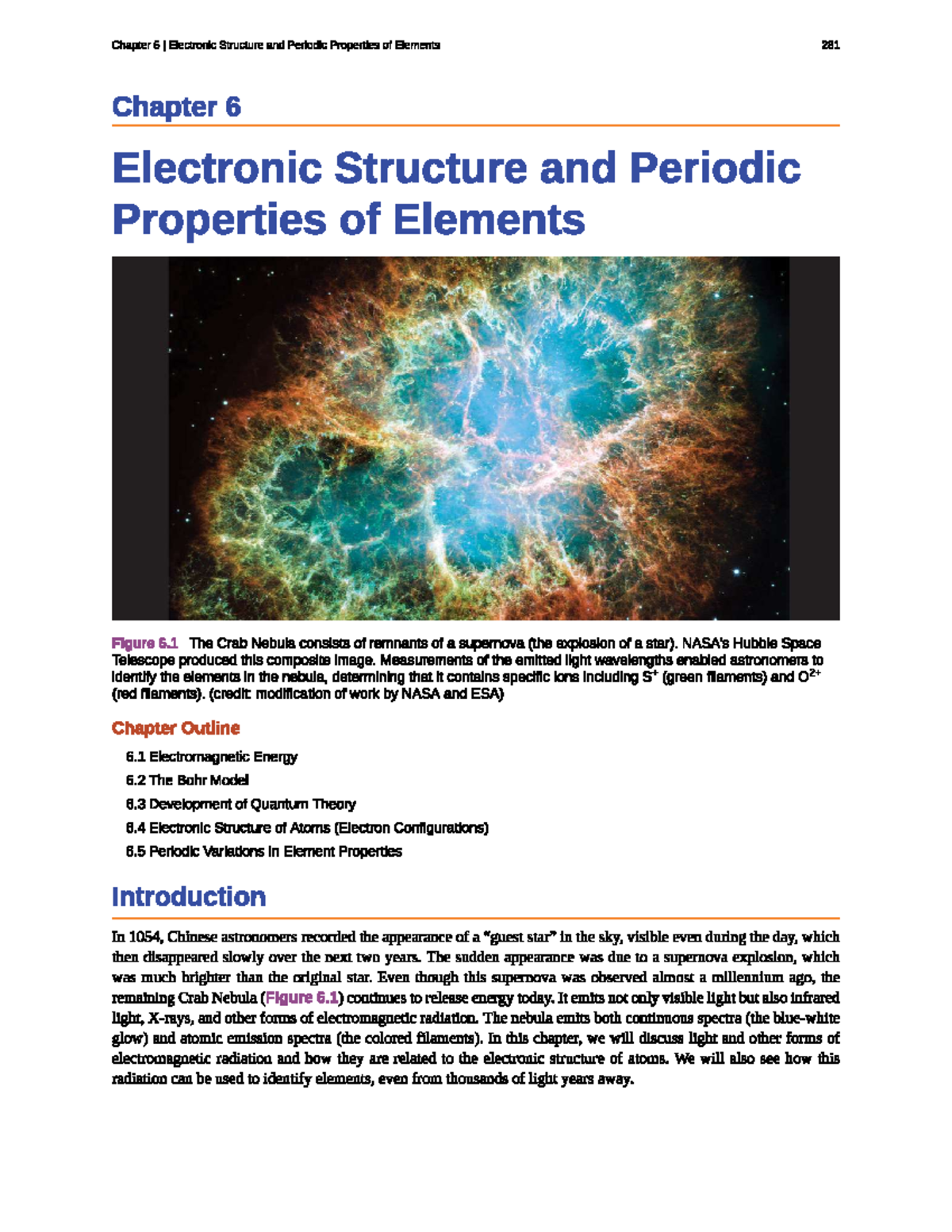 Open Stax ch6 Atomic structure - CHE302 - Studocu