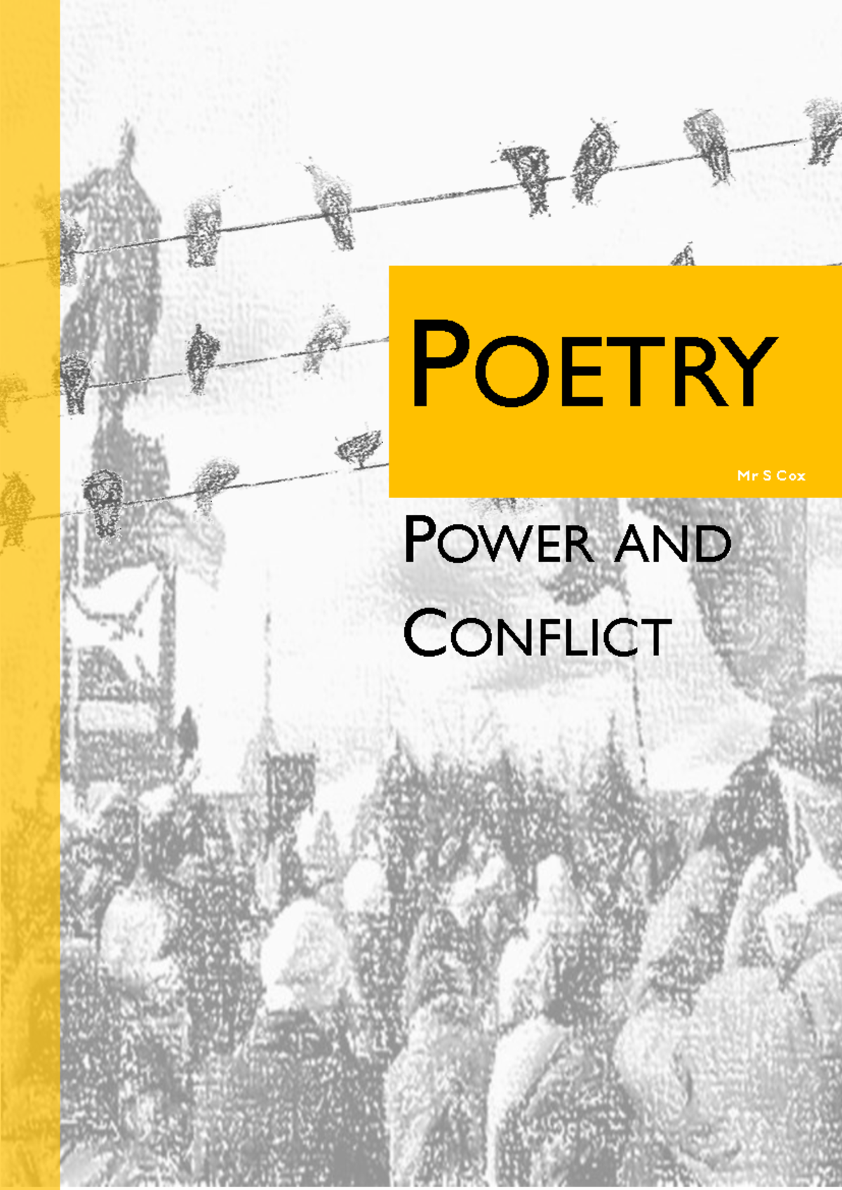Poetry-Revison book - gcse english notes - POWER AND CONFLICT POETRY Mr ...
