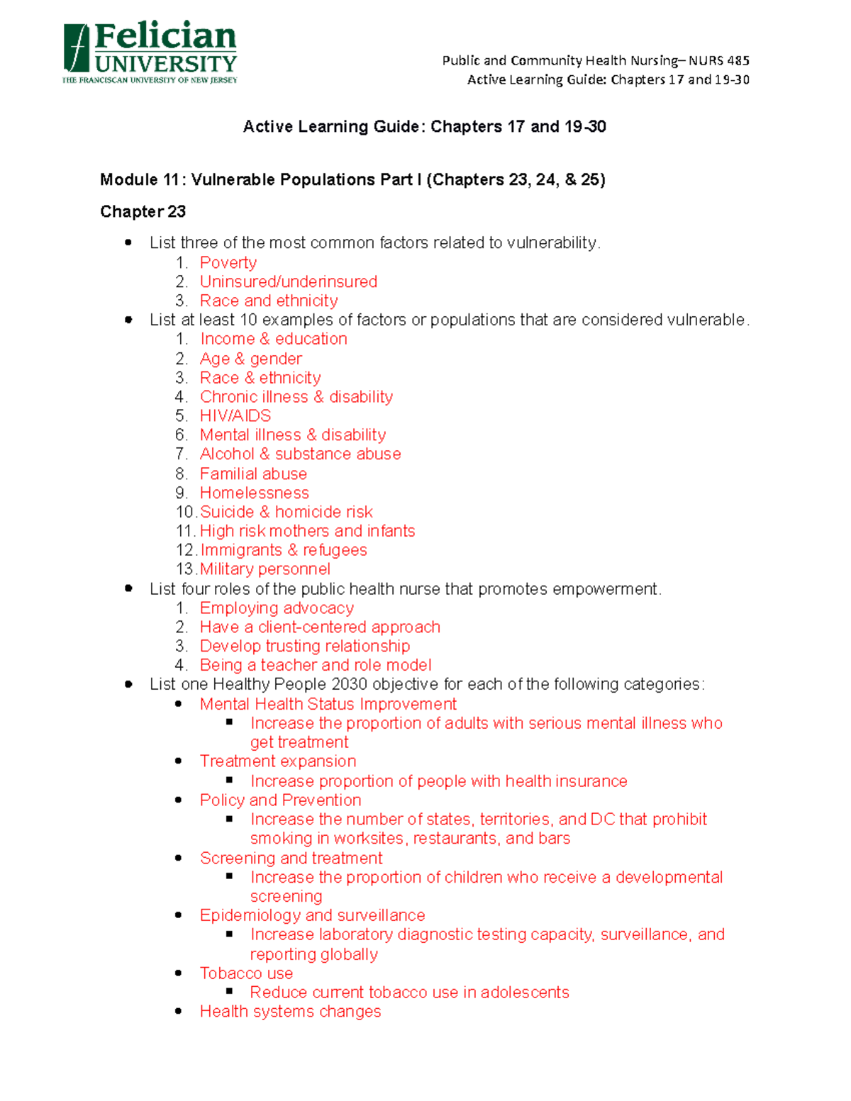 ALG 3 - alg - Active Learning Guide: Chapters 17 and 19- Active ...