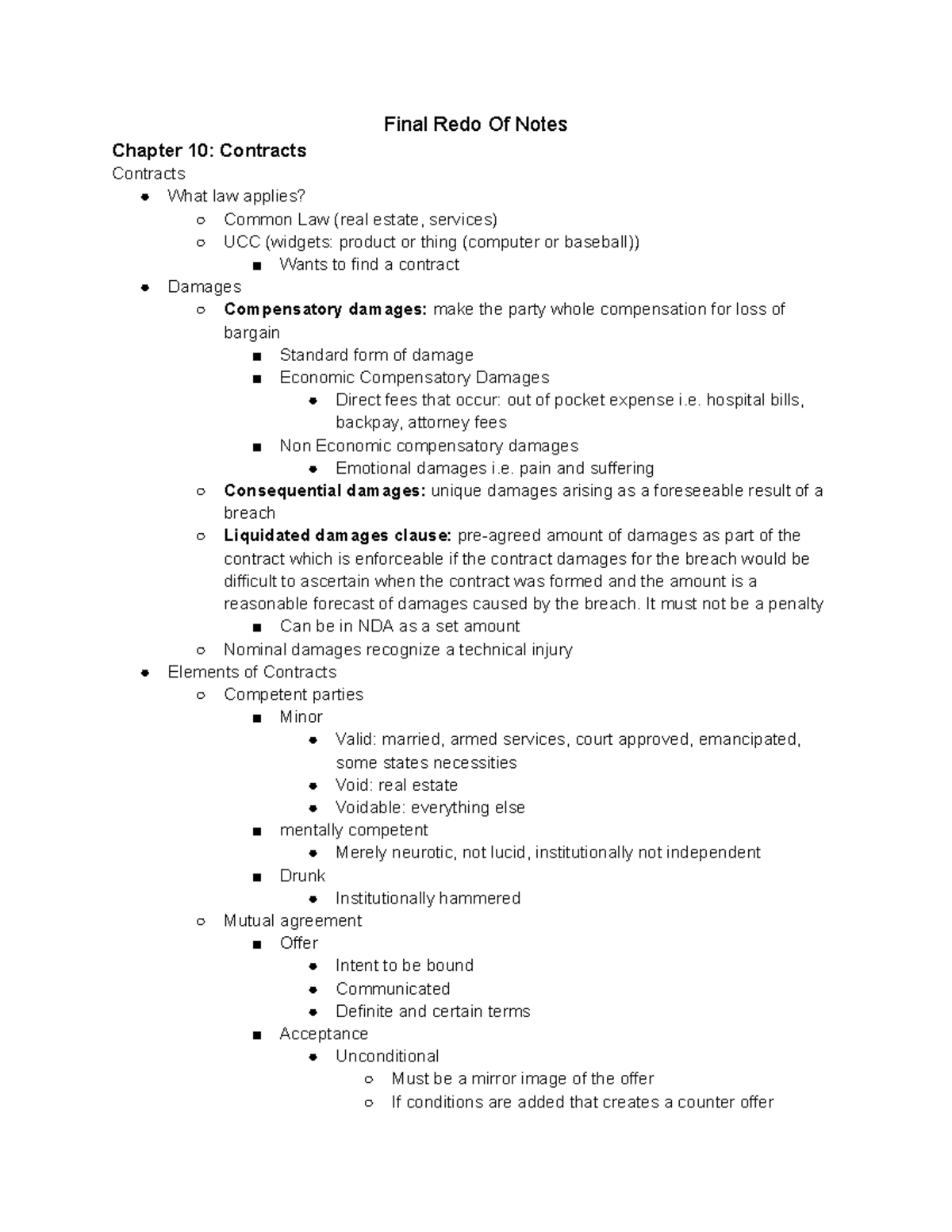 Copy of Final Redo Of Notes-mgmt200 - Final Redo Of Notes Chapter 10 ...