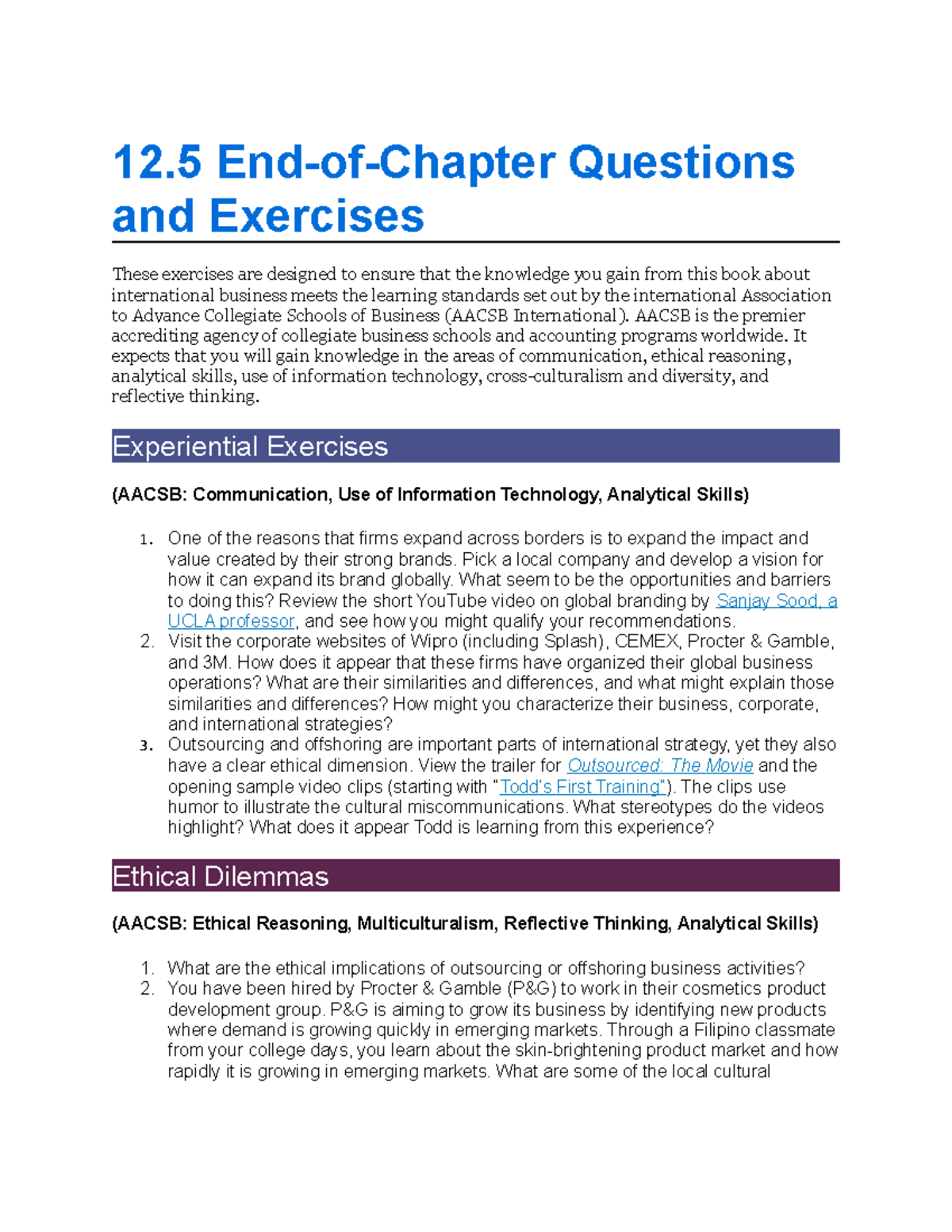 12.5 End-of-Chapter Questions and Exercises - 12 End-of-Chapter ...