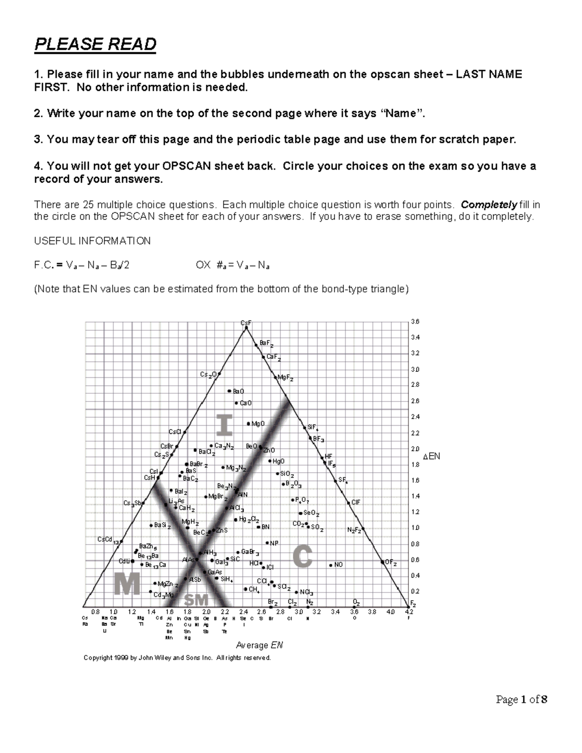 Exam 3 F 2018 Final - Mock exams are a good practice before the real ...