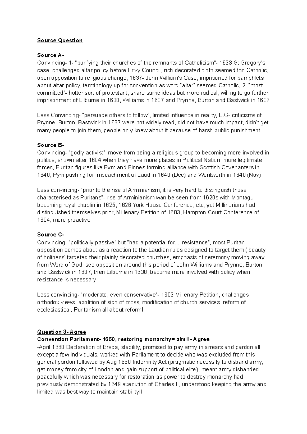 2019 Exam Paper Plan- Stuart Britain and the Crisis of the Monarchy ...