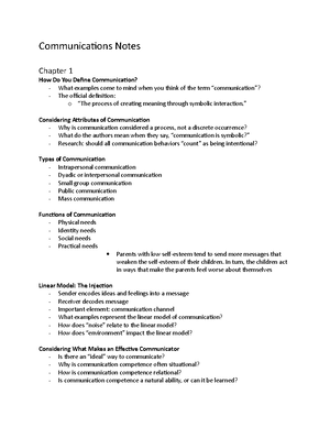 Ch. 3 Notes Comm - Intro to Comm. Ch. 3 Notes Language and Meaning ...
