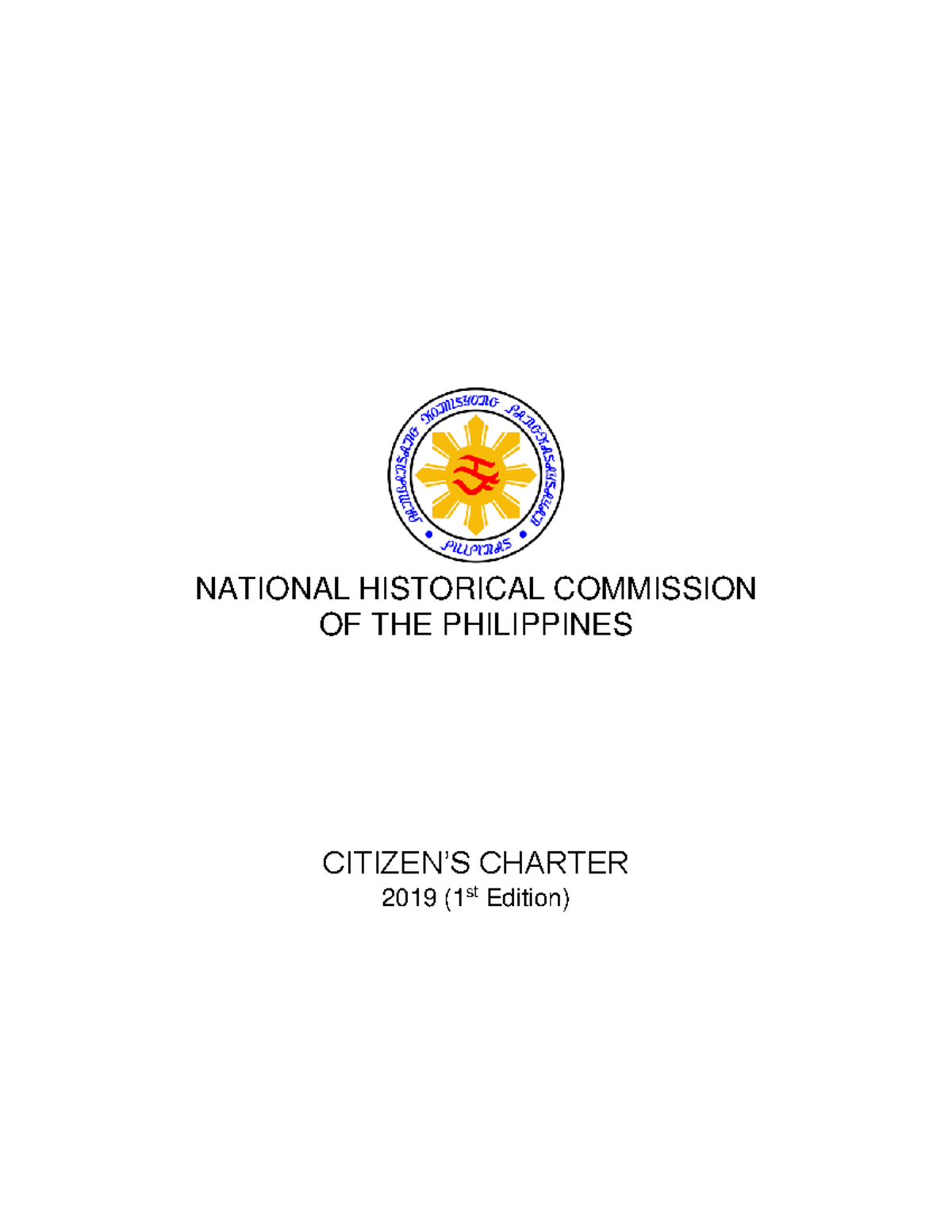 ARTA- Handbook - Cash Audit - NATIONAL HISTORICAL COMMISSION OF THE ...