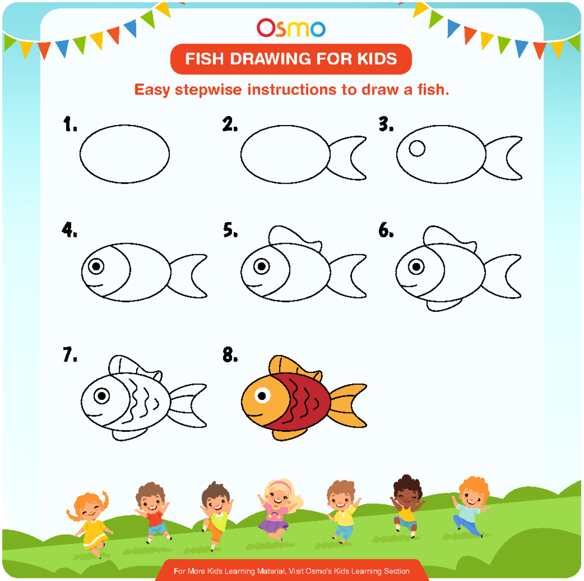 Fish Drawing for Kids - Bachelor of Secondary Education Major in ...