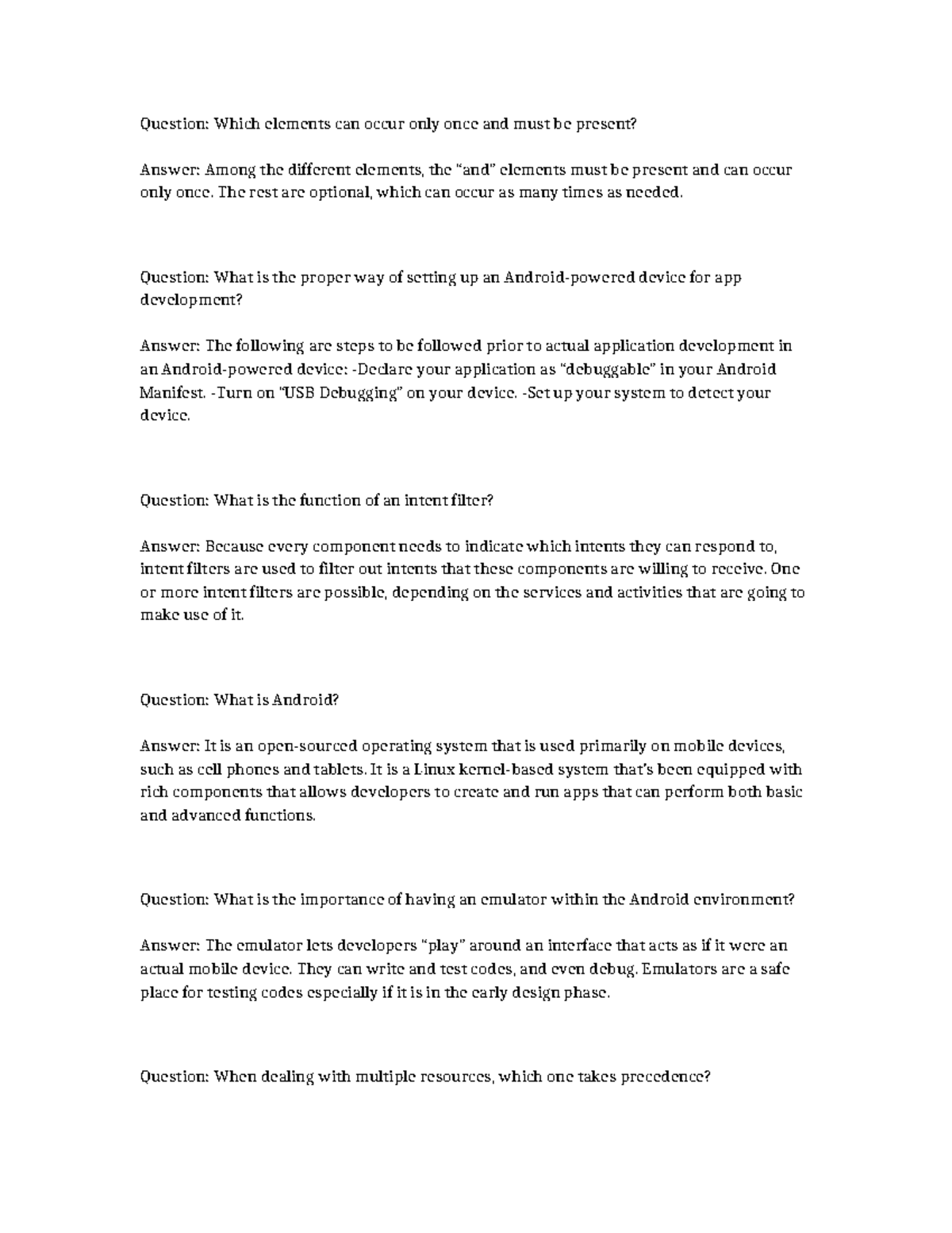 Misaddresses occlusometer parisia - Question: Which elements can occur ...