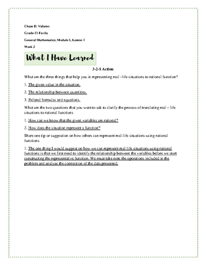 Gen Math Quarter 1 W3 - Chase D. Vidamo Grade-11 Favila General ...