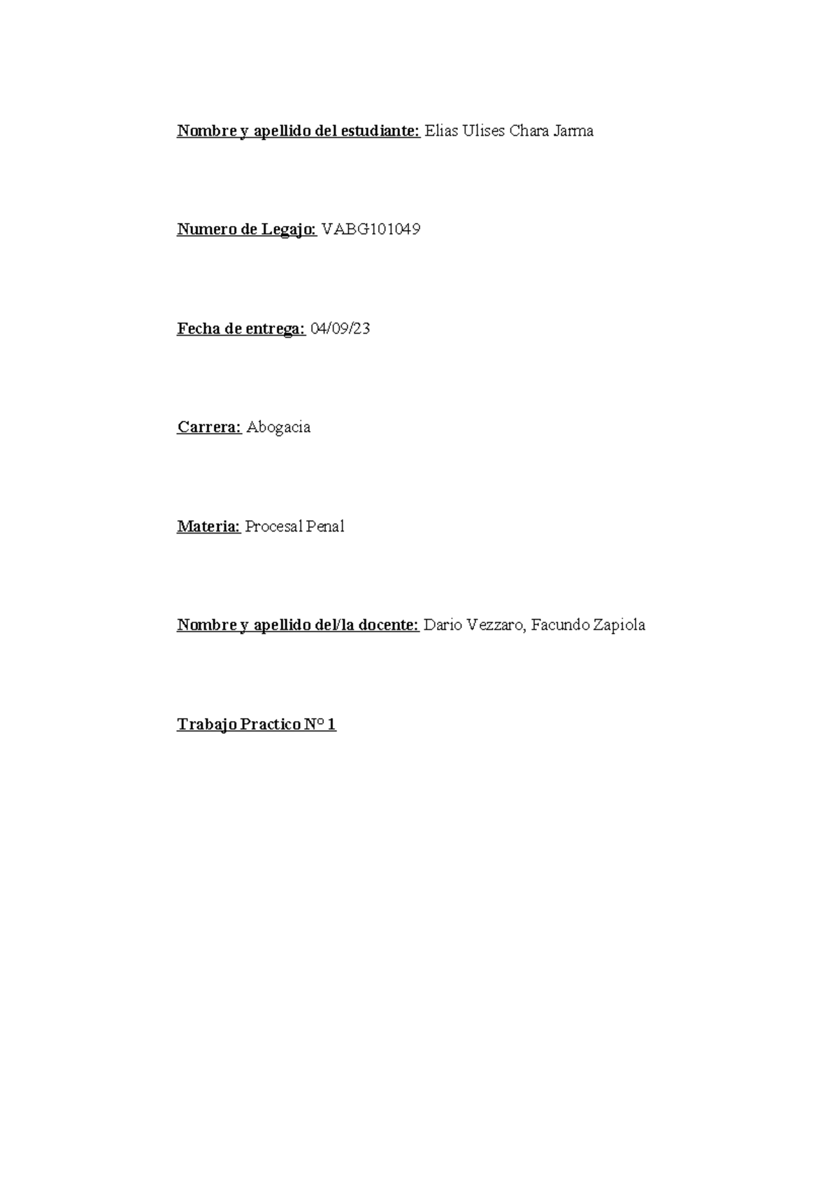 Trabajo practico 1 - dsadsadsadsadsa - Nombre y apellido del estudiante ...