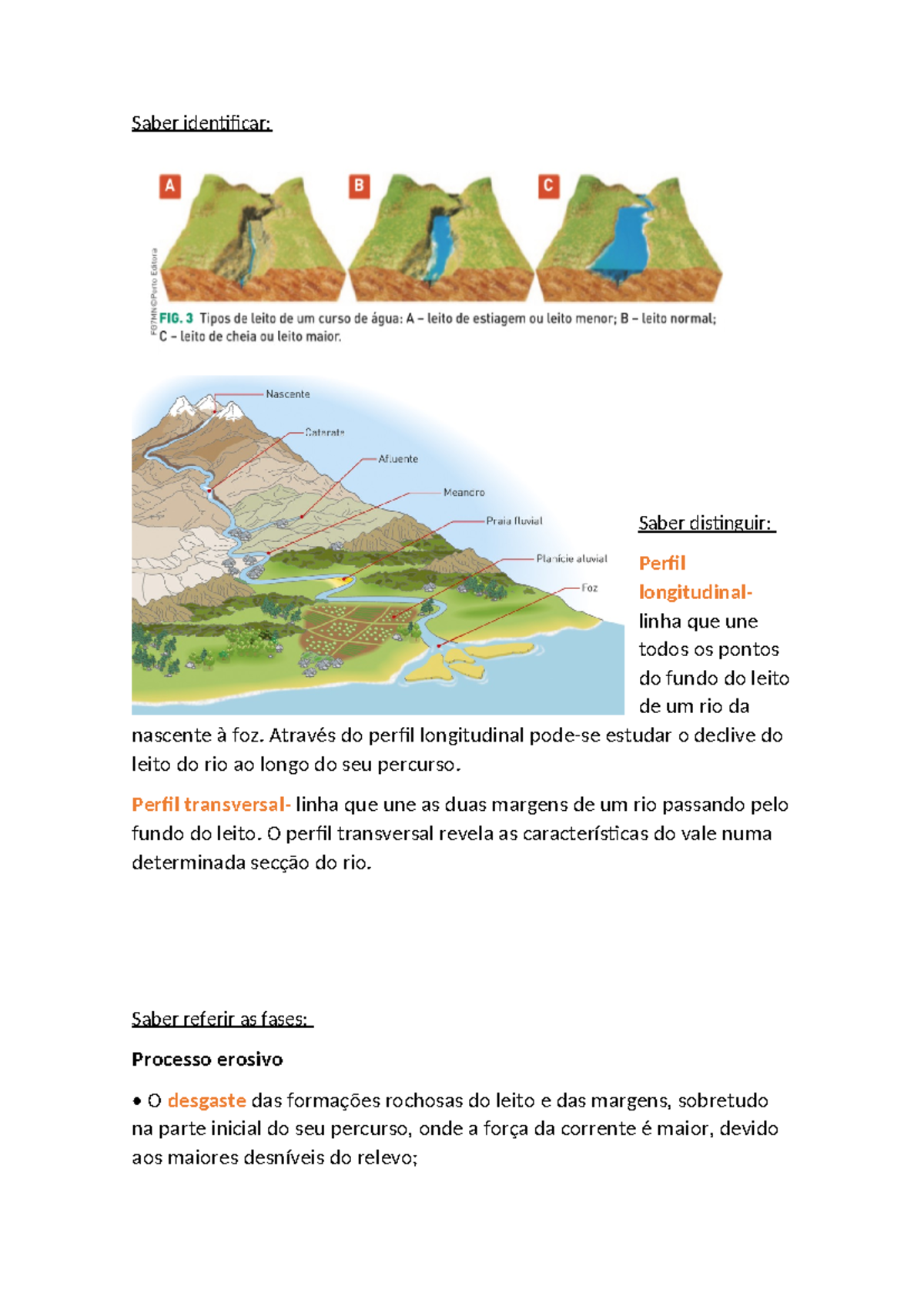 Geografia quizizz parte 2 - Saber identificar: Saber distinguir: Perfil ...
