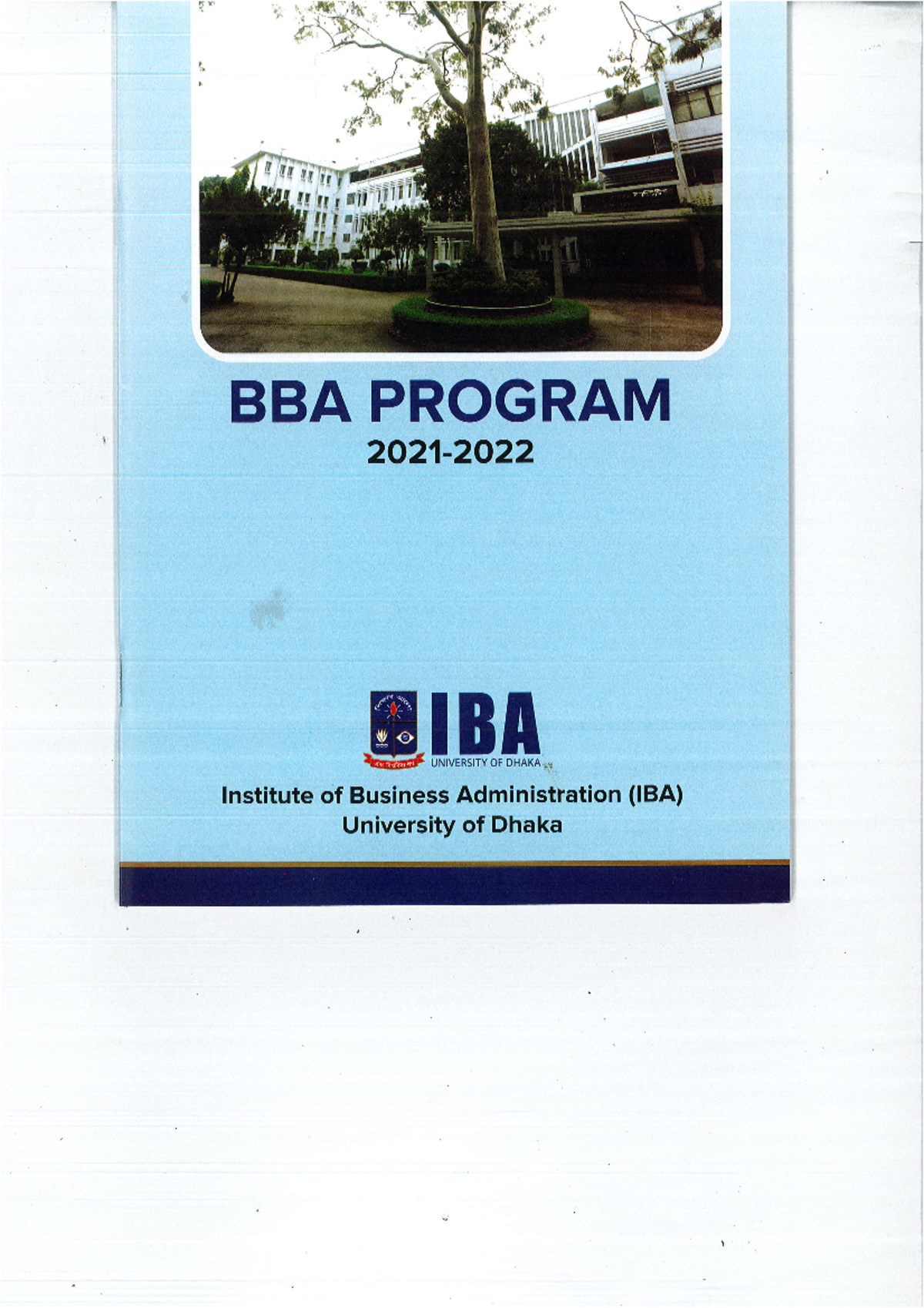 BBA Program Brochure (2021-2022) - Bangladesh Studies - Studocu