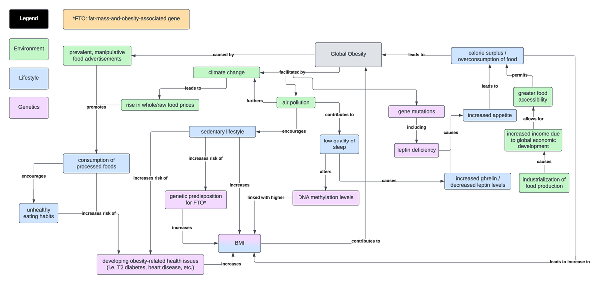 Global Obesity Mindmap - Page 1 - Global Obesity climate change calorie ...