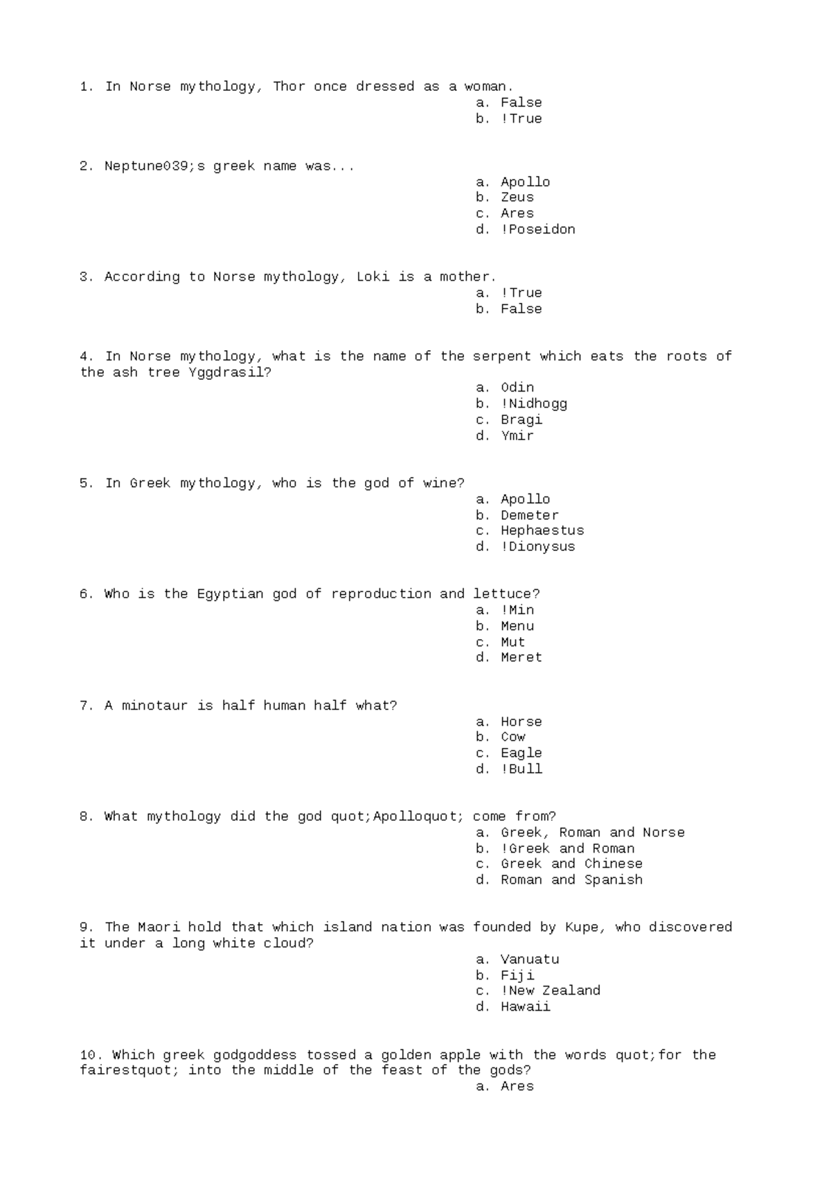 ASTR330 Chapter Summary 4 - In Norse mythology, Thor once dressed as a ...
