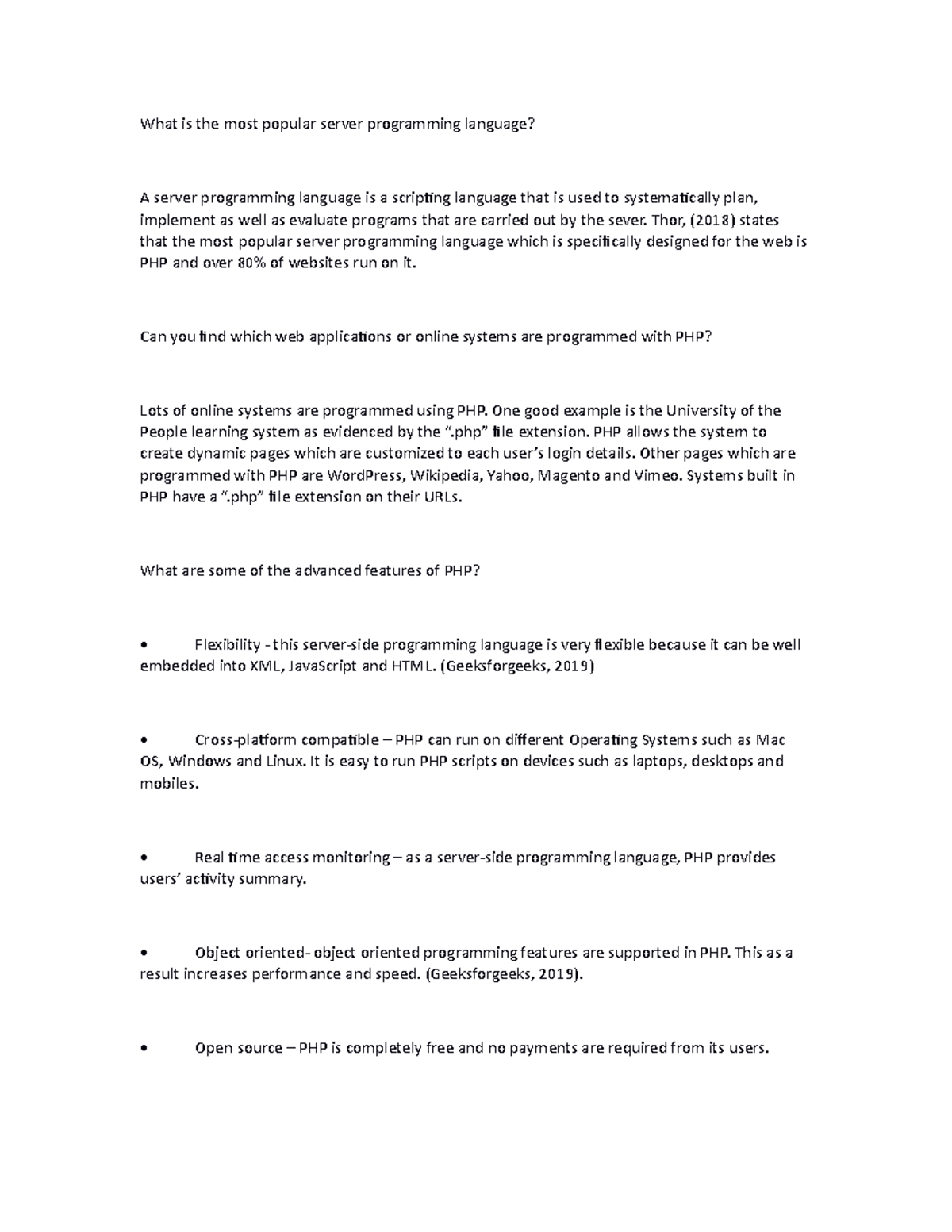 Discussion-4 - Discussion-4 solution - What is the most popular server ...