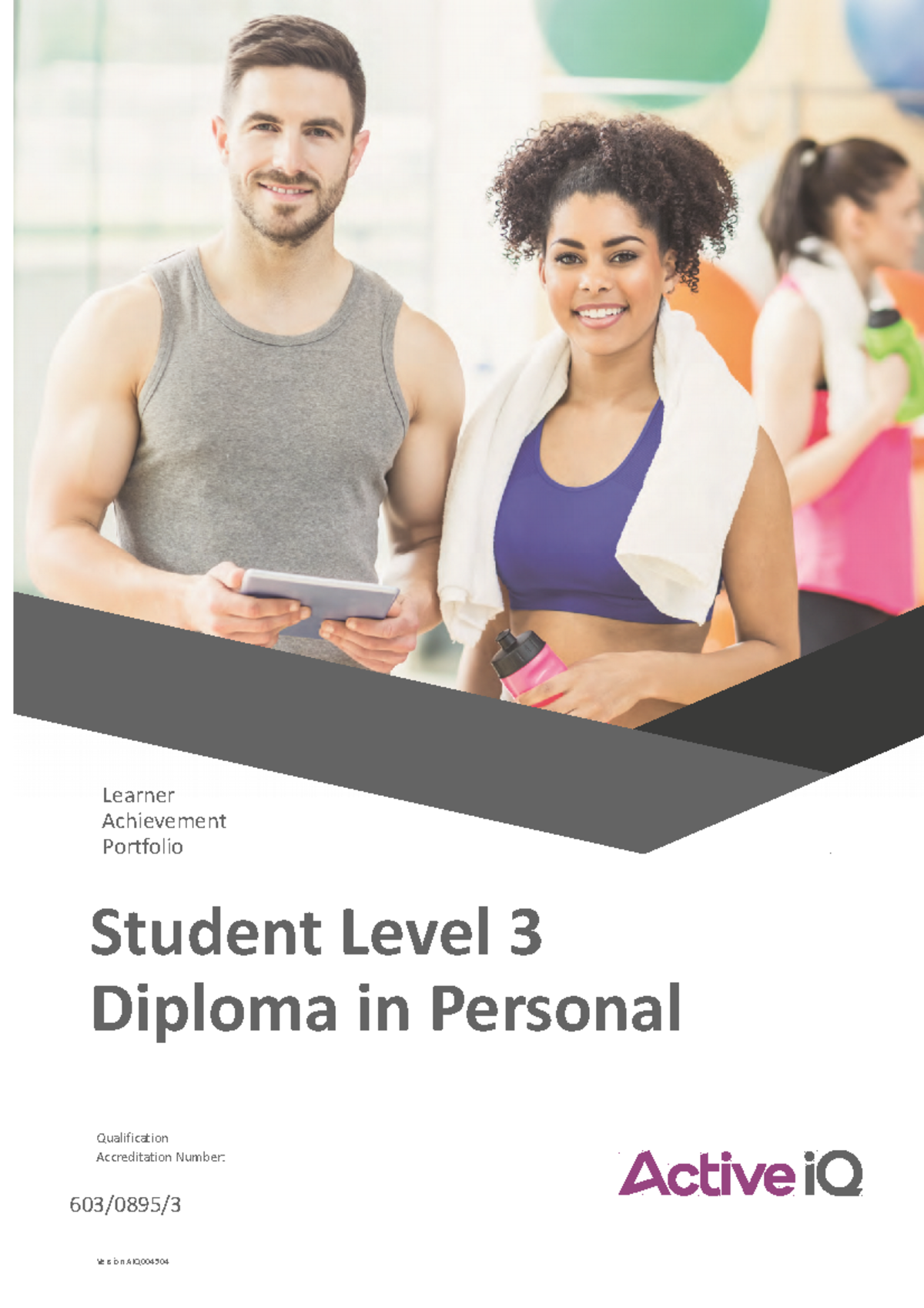 L3 Personal Training Coursework - Learner Achievement Portfolio V6 - Learner Achievement ...
