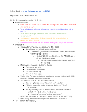History 1301 Exam I Review - History 1301 Exam Review Key Terms: (10 of ...
